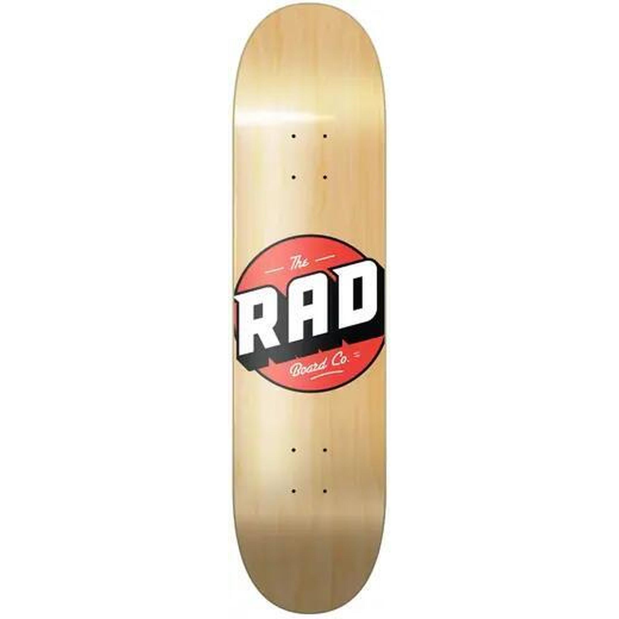 RAD Solid Logo Planche De Skate - 7.75" - Natural Maple SKATEPRO ...