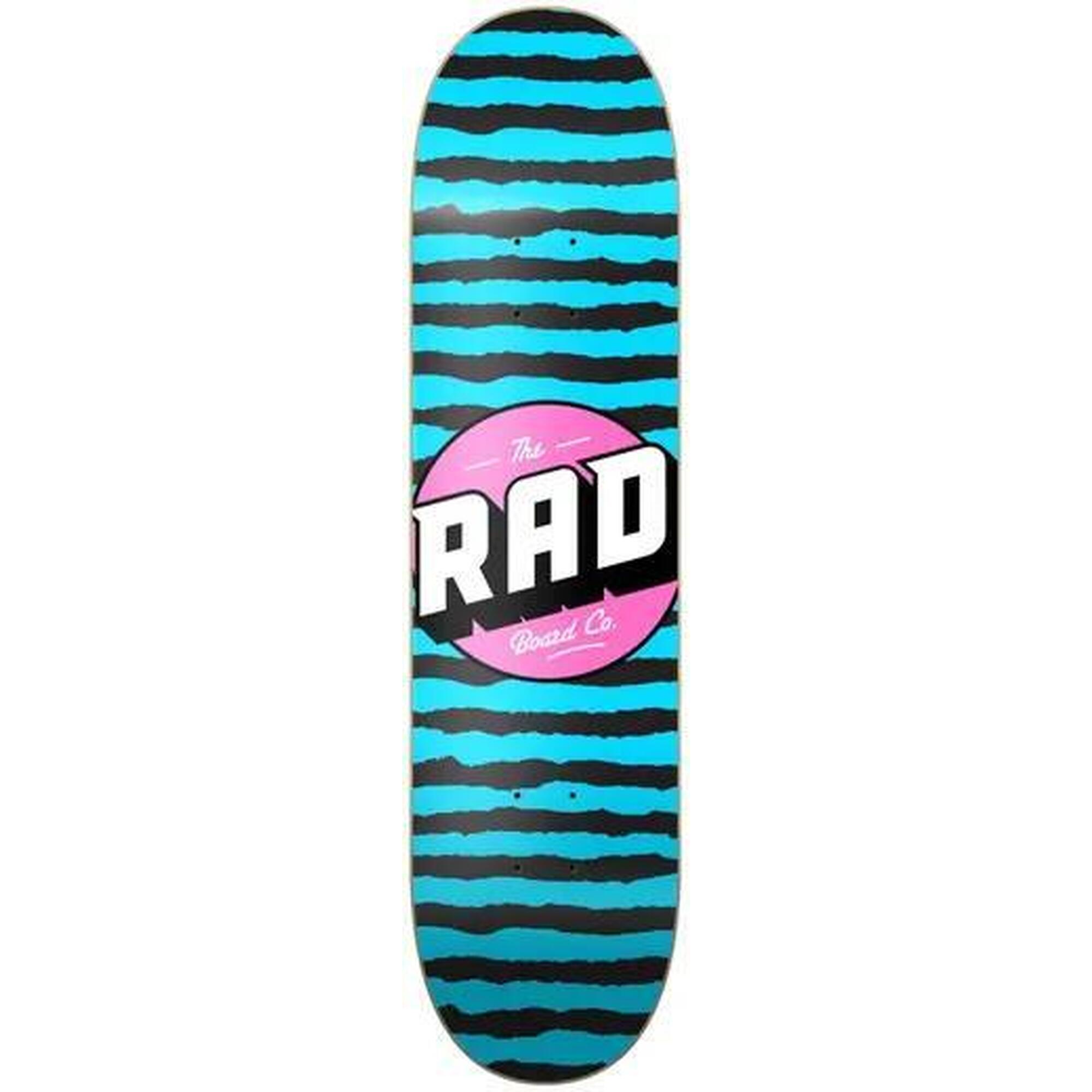 DGK SKATEBOARDS RAD Stripes Logo Skateboard Deck - 8.25" - Grey | Decathlon