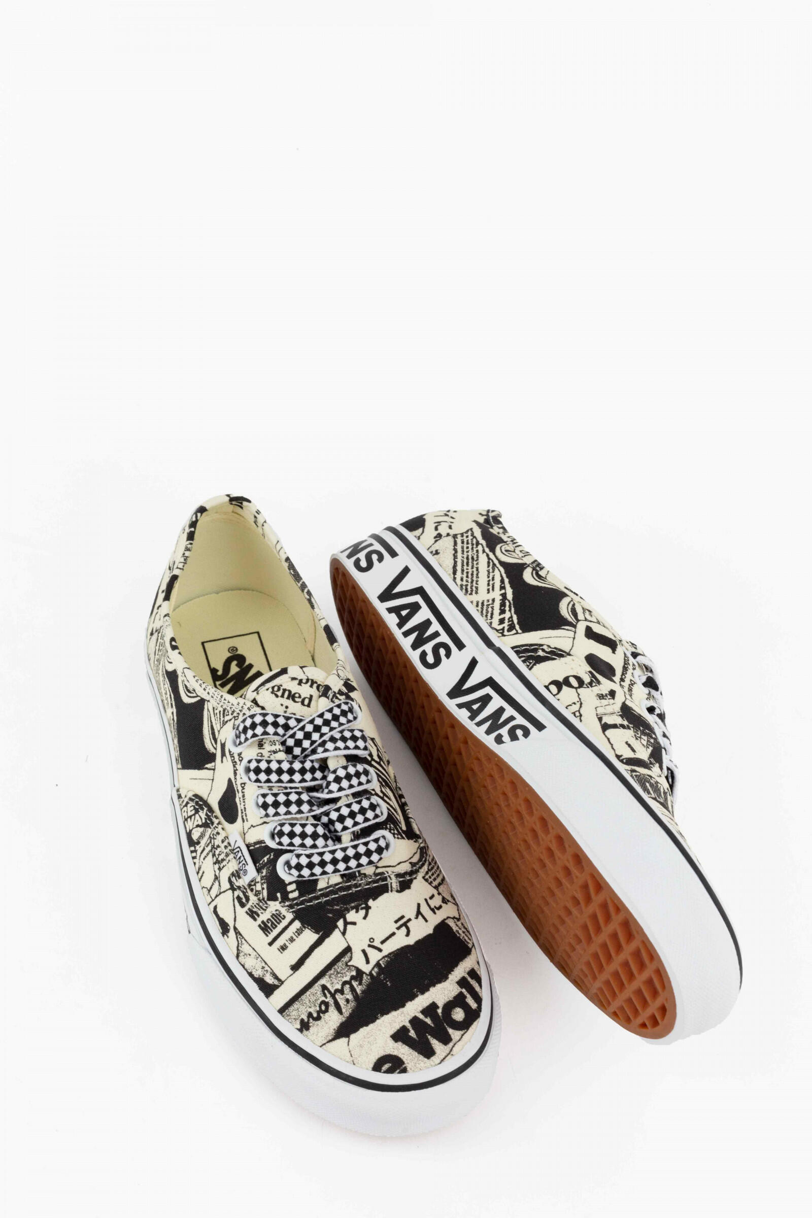 Vans Zapatillas Authentic Collage Blanco/negro Hombre VANS | Decathlon