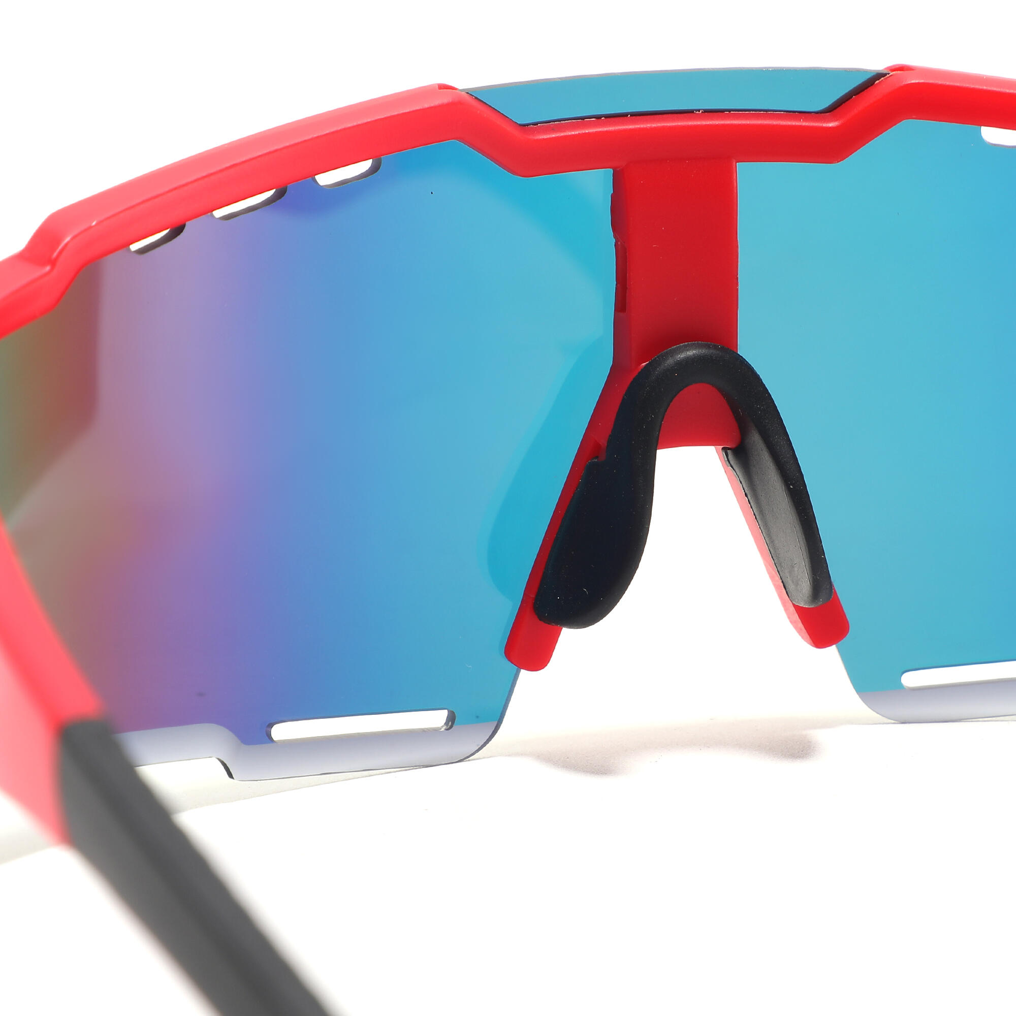 Lunettes de soleil Fluor Eyewear | 9965-C3 Unisexe Rouge FLUOR | Decathlon