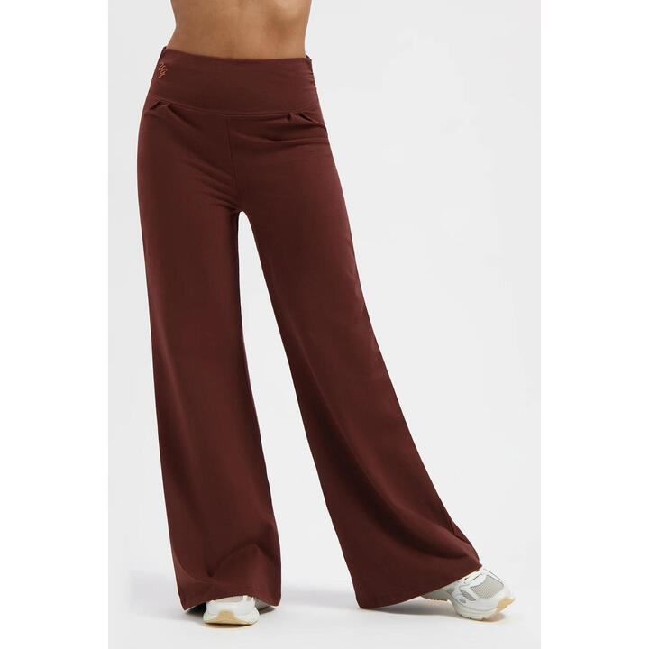 URBAN GODDESS Trendy loose fit Yoga Broek Maeve - Marron | Decathlon