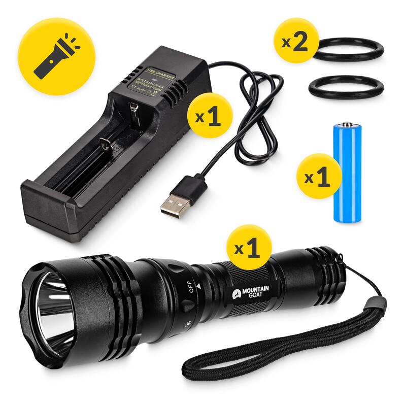 Búvárlámpa Mountain Goat LED MOUNTAIN GOAT - Decathlon