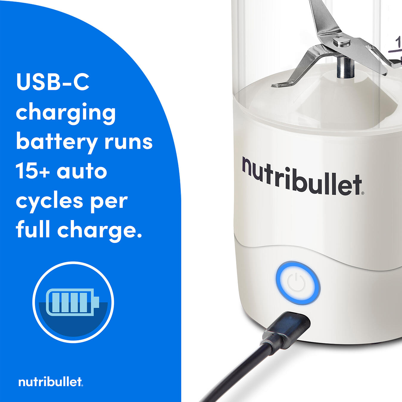nutribullet Portable Blender (White) | Decathlon