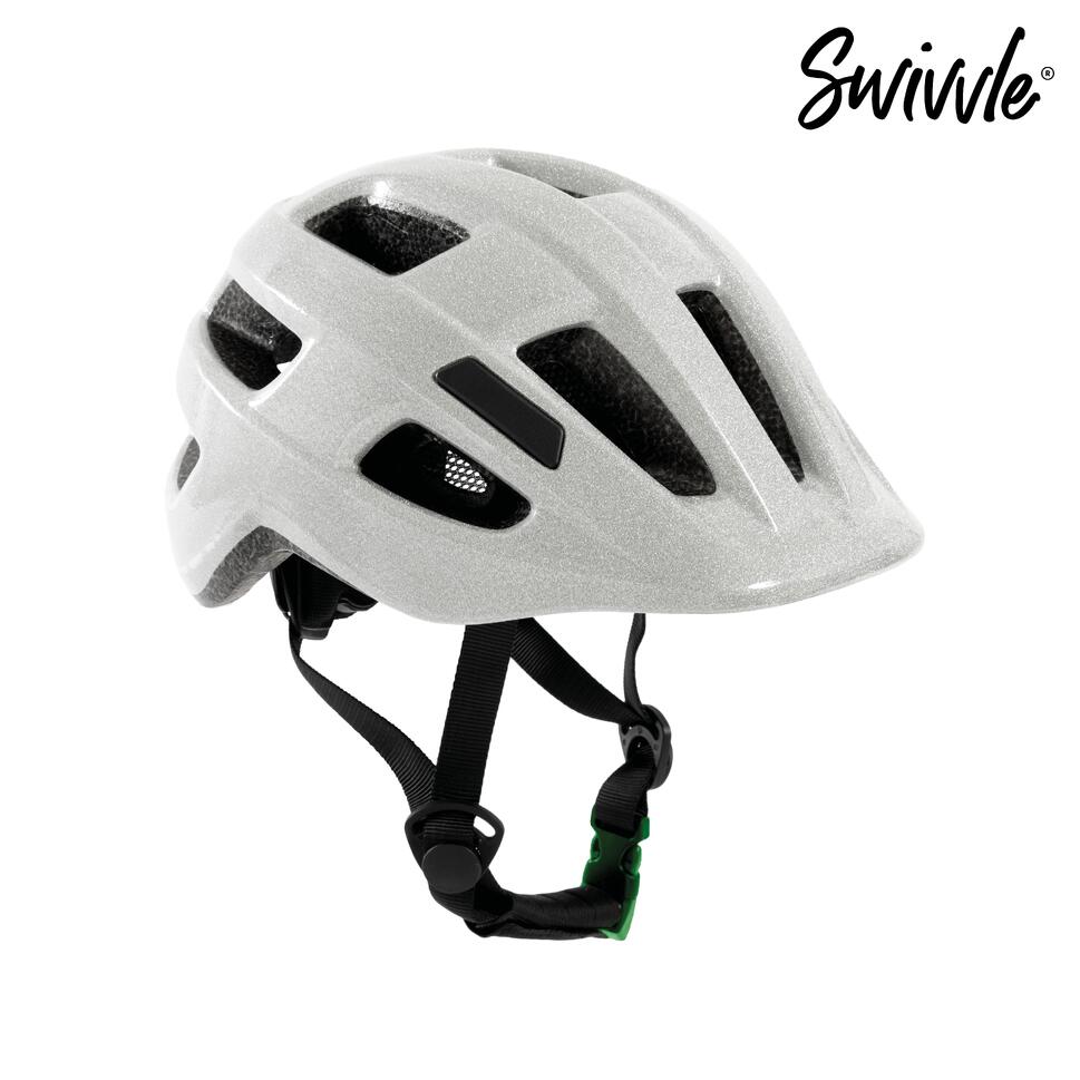 SWIVVLE BIKE HELMETS Reflecterende fietshelm kind Spica | Decathlon