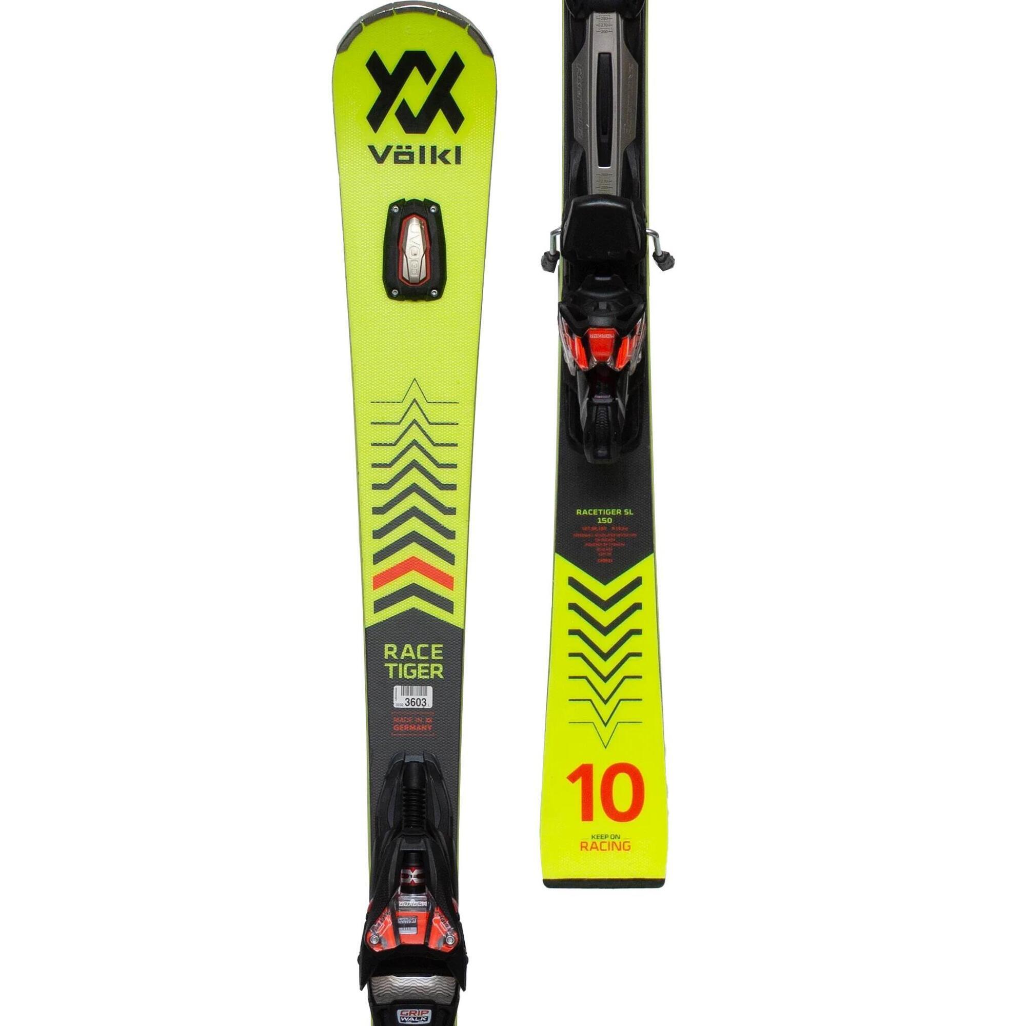 Używane narty - VOLKL Racetiger SL TI UVO, 150 cm, stan bardzo dobry ...