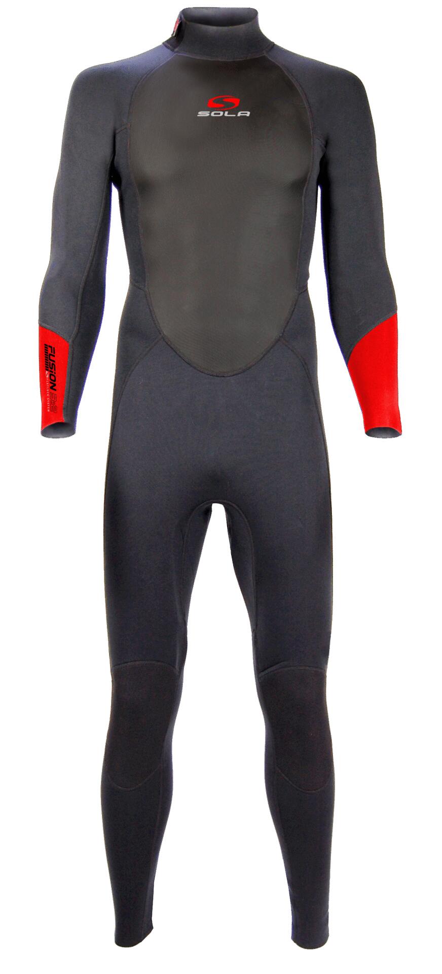 Mens Fusion Back Zip 3/2mm Full Wetsuit | Decathlon