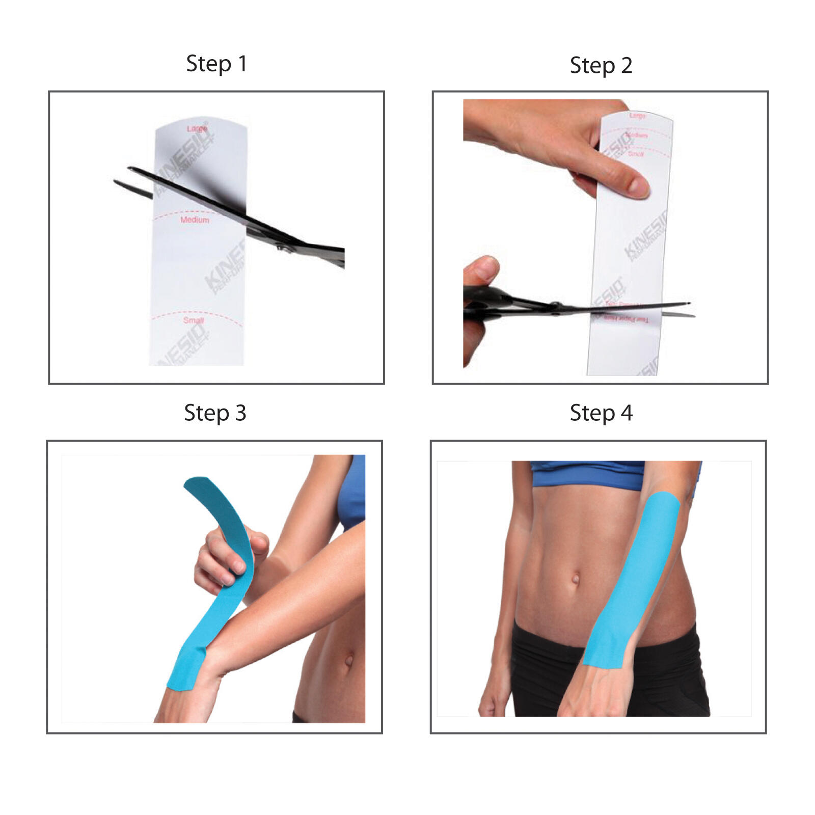 Tape Muscle Strain Injury Kinesiology Wrist Support | Decathlon