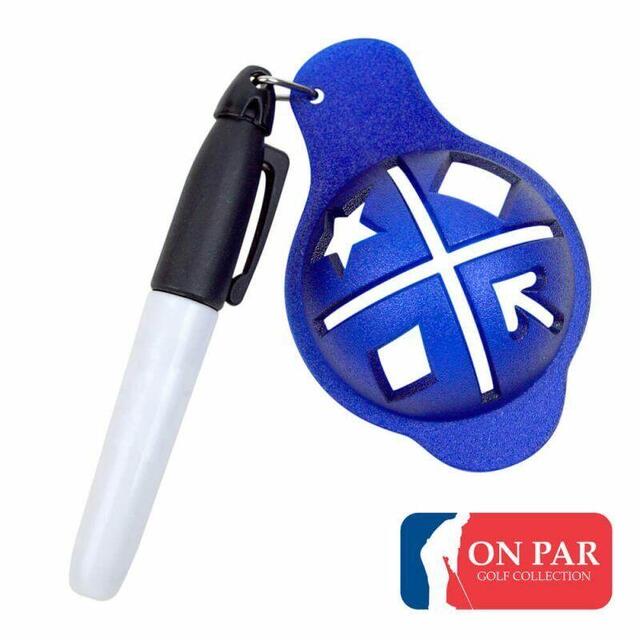 Golf Ball Alignment Tool with Marker Pen Shapes Lines Black Golf Pens ...