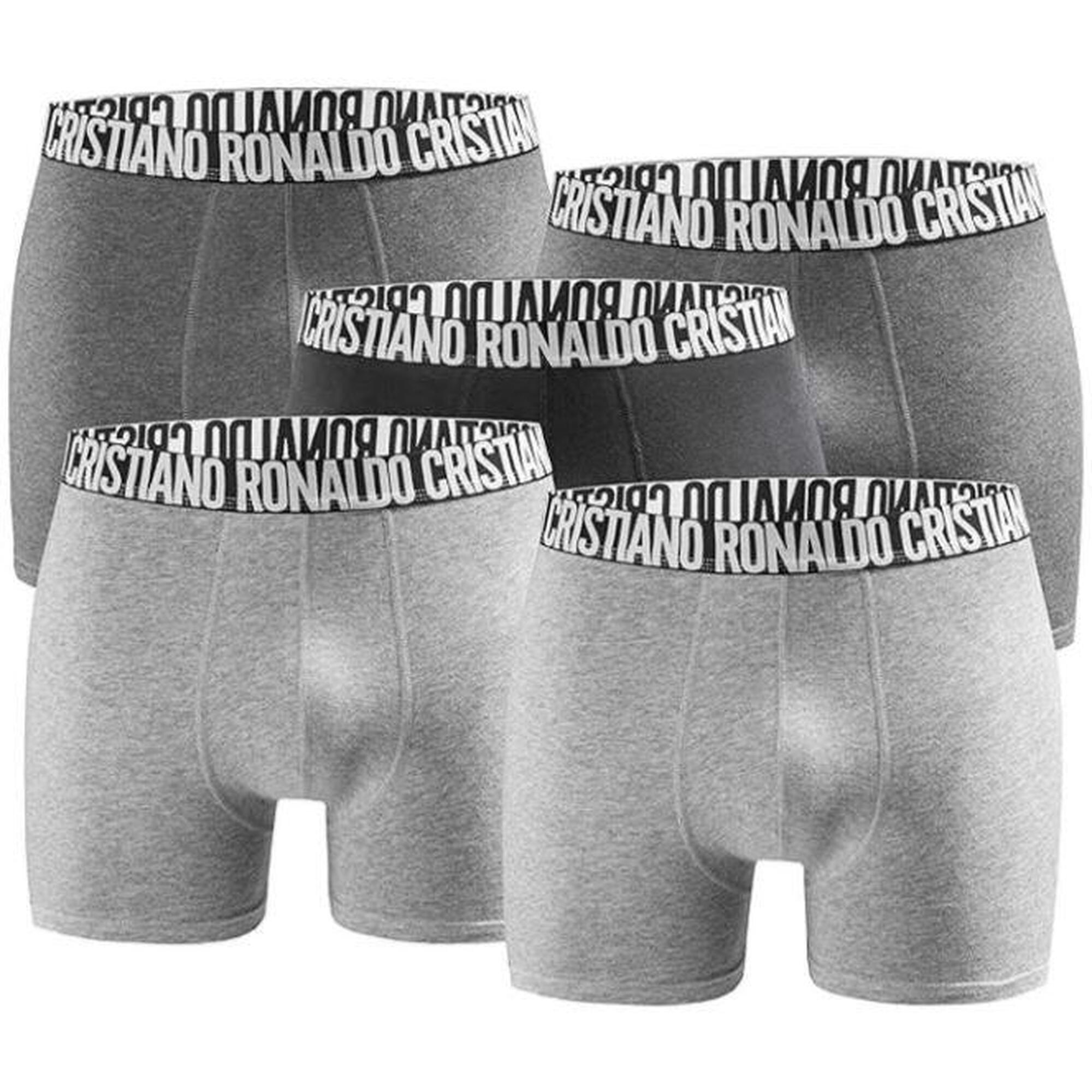 CR7 Boxers homme pack de 5 Anthracite M CR7 CRISTIANO RONALDO | Decathlon