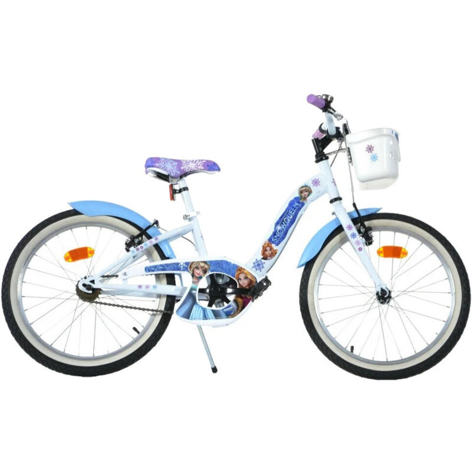 Dino Snow Queen 20in Kids Bike - White | Decathlon