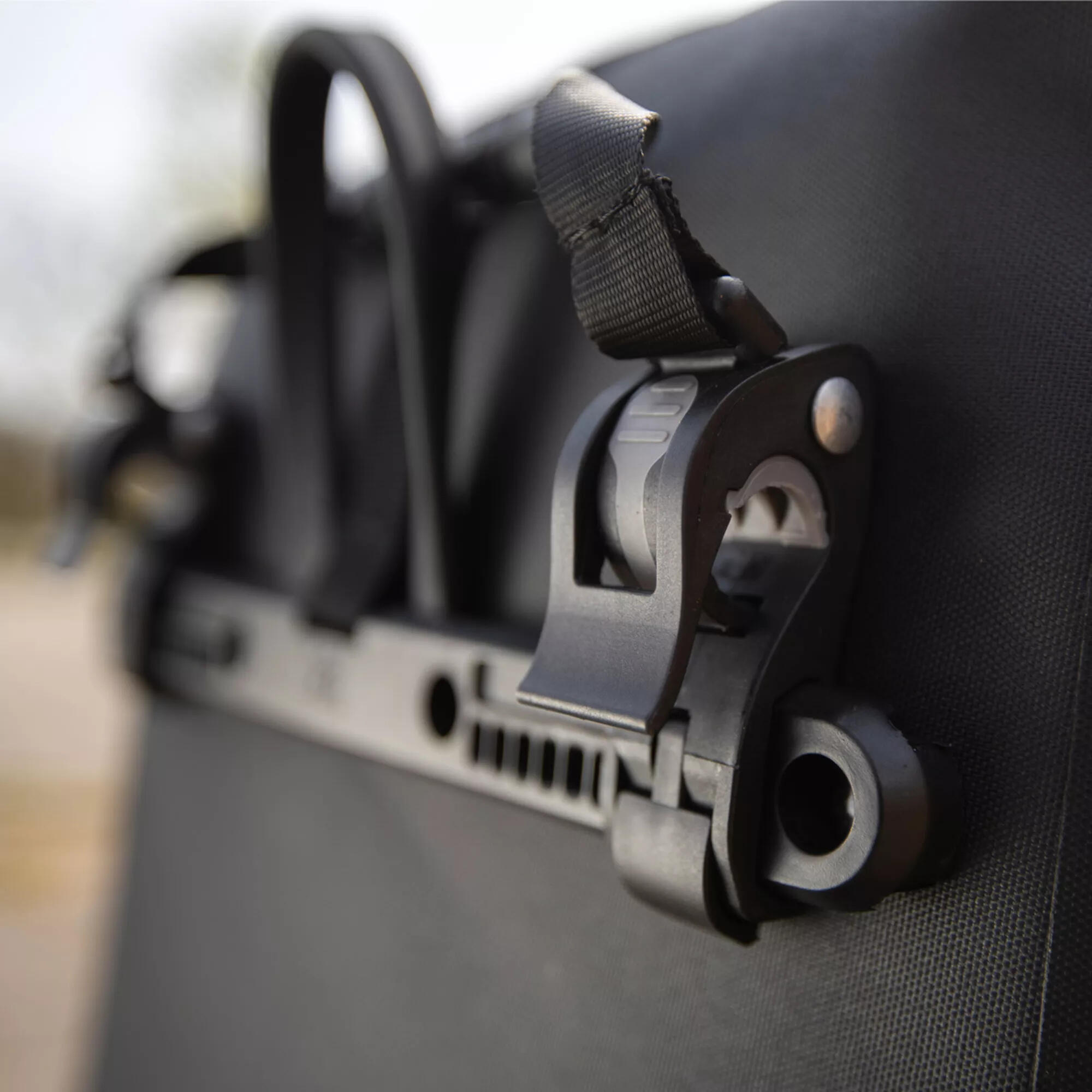 Lynx fietstas enkel tpu 28l zwart waterdicht e-bike hayes | Decathlon