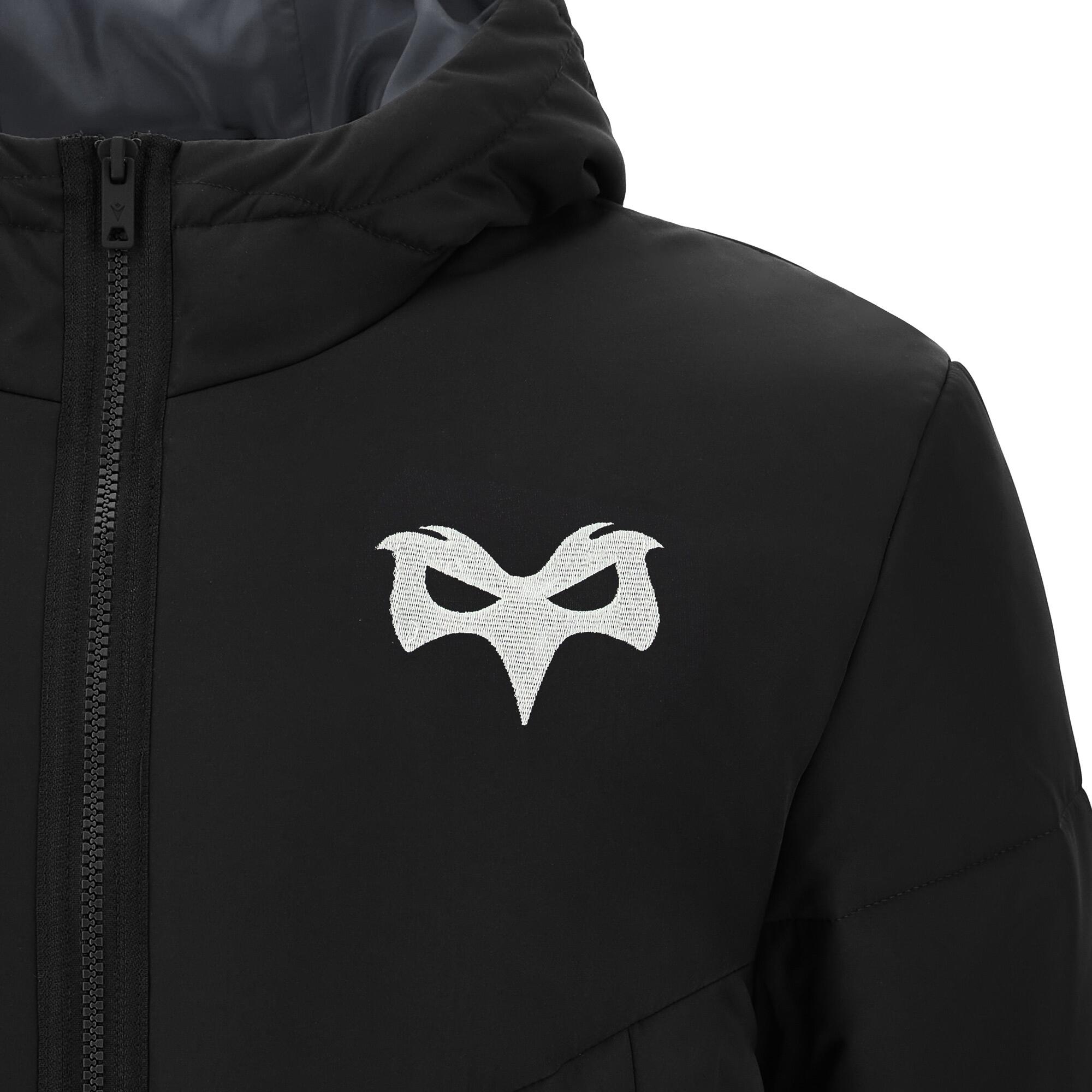 Ospreys Rugby 2025/26 Adults Long Padded Bench Jacket | Decathlon