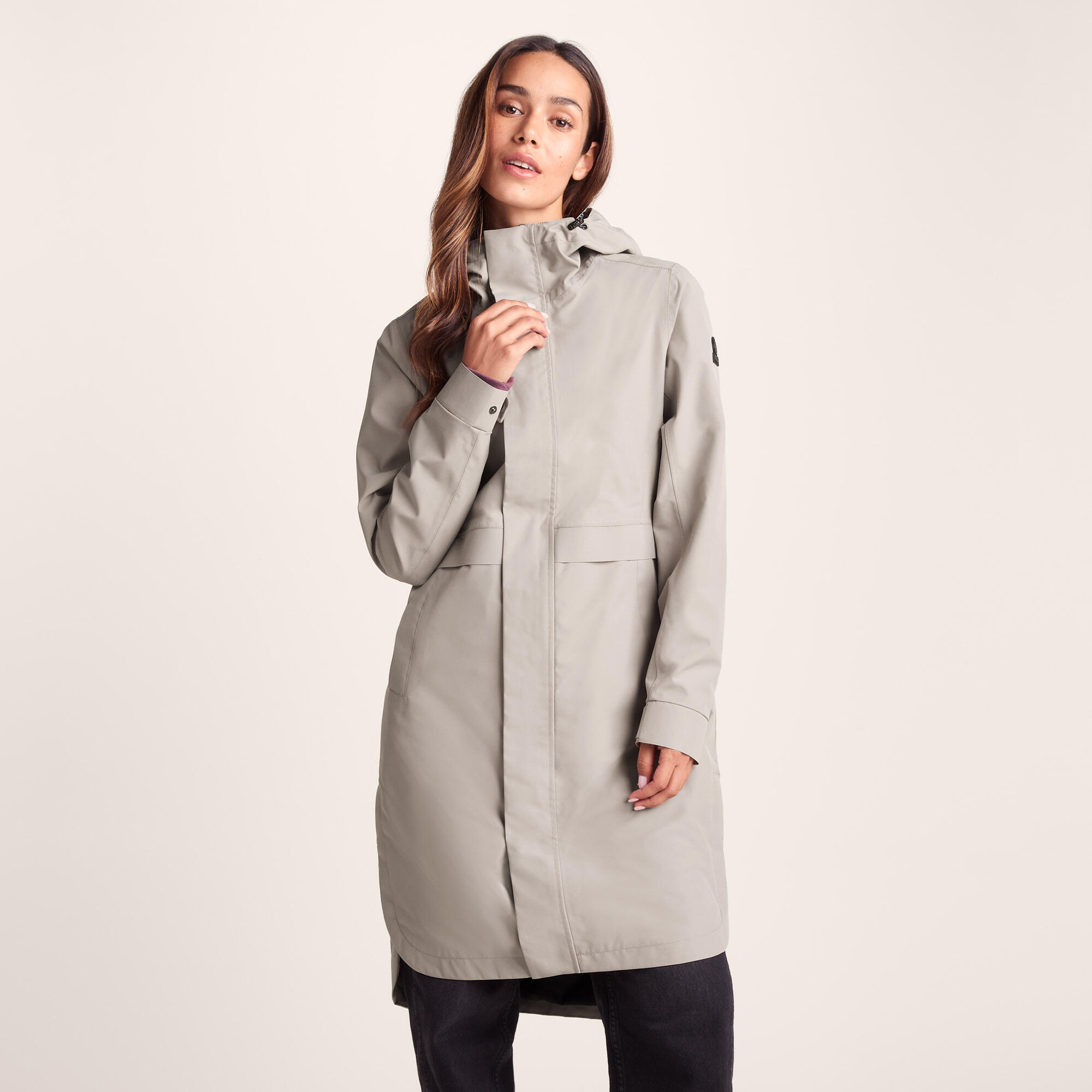 Saunter Womens Long Waterproof Jkt TOG24 | Decathlon