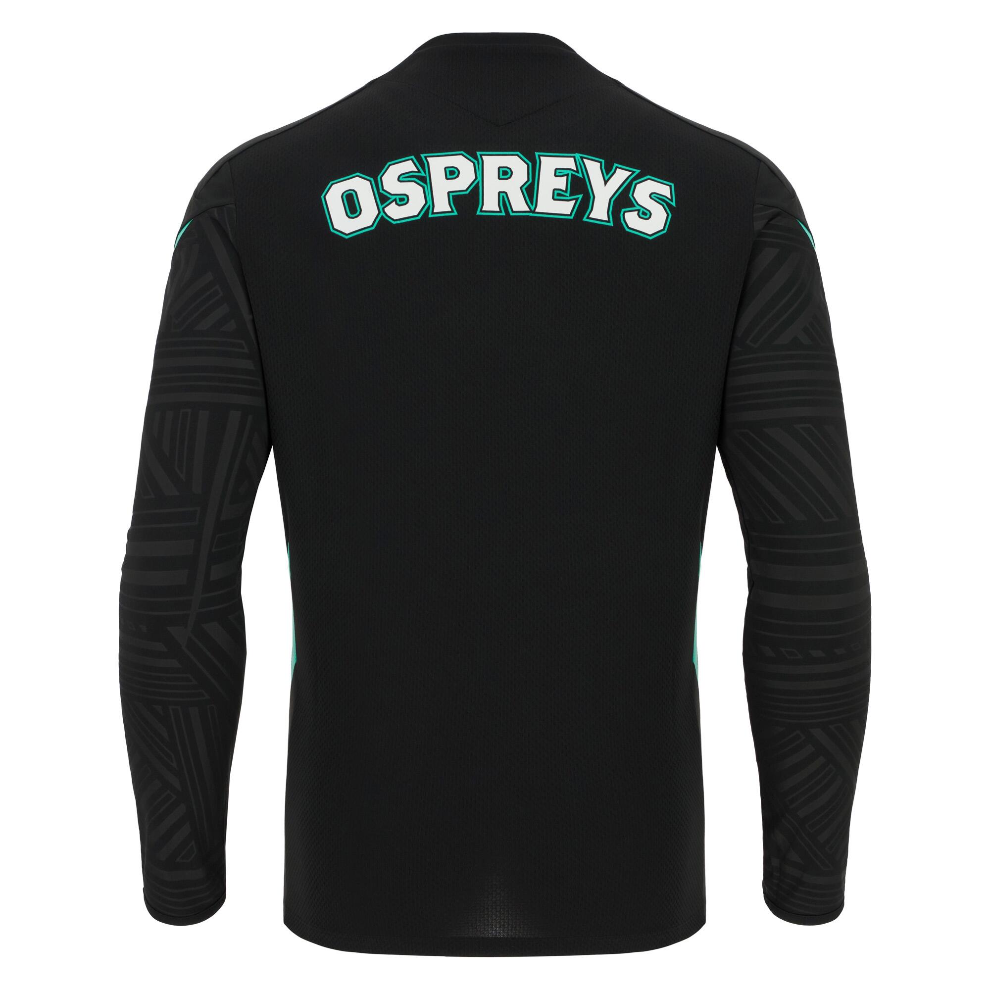 Ospreys Rugby 2025/26 Mens Training Poly LS T-Shirt | Decathlon