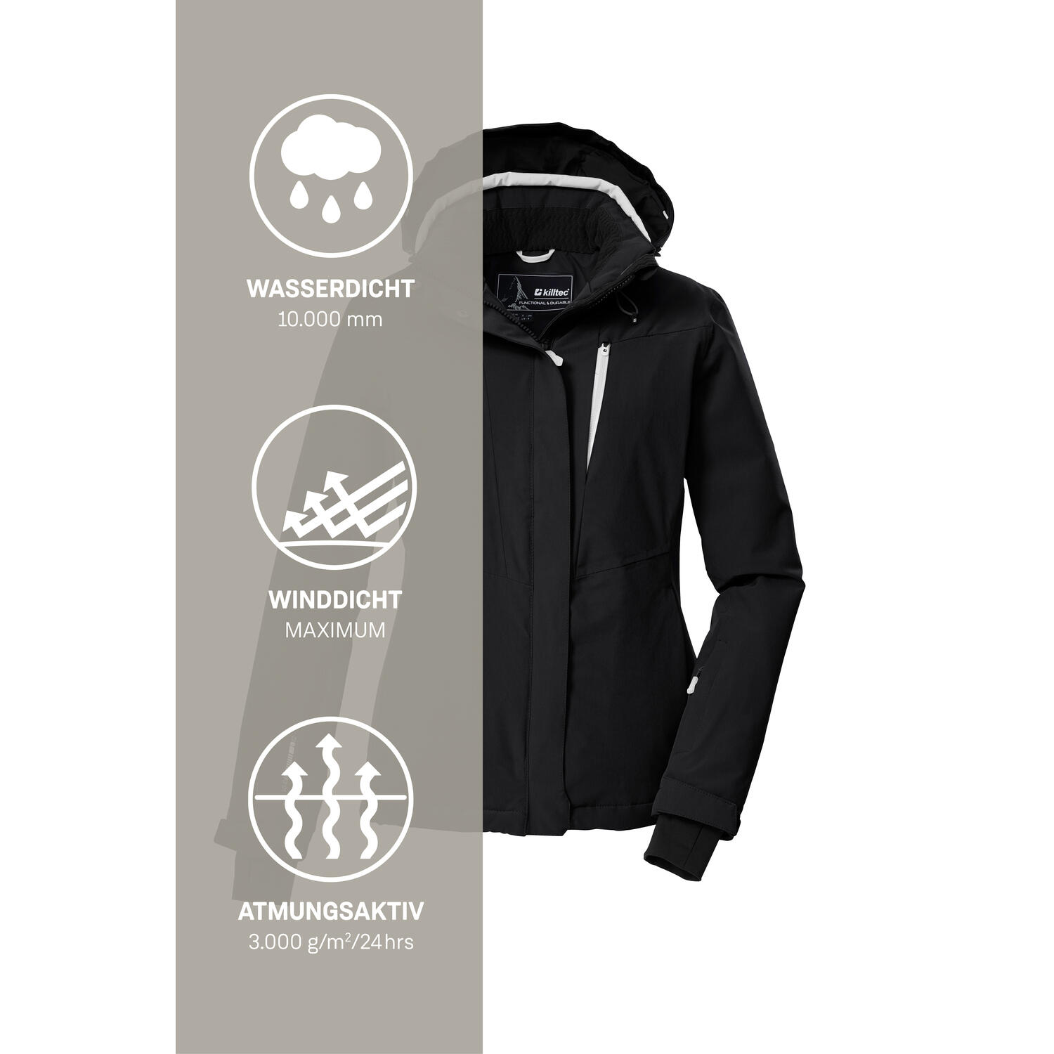 killtec Damen Skijacke KSW 25 WMN SKI JCKT 43411-000 | Decathlon