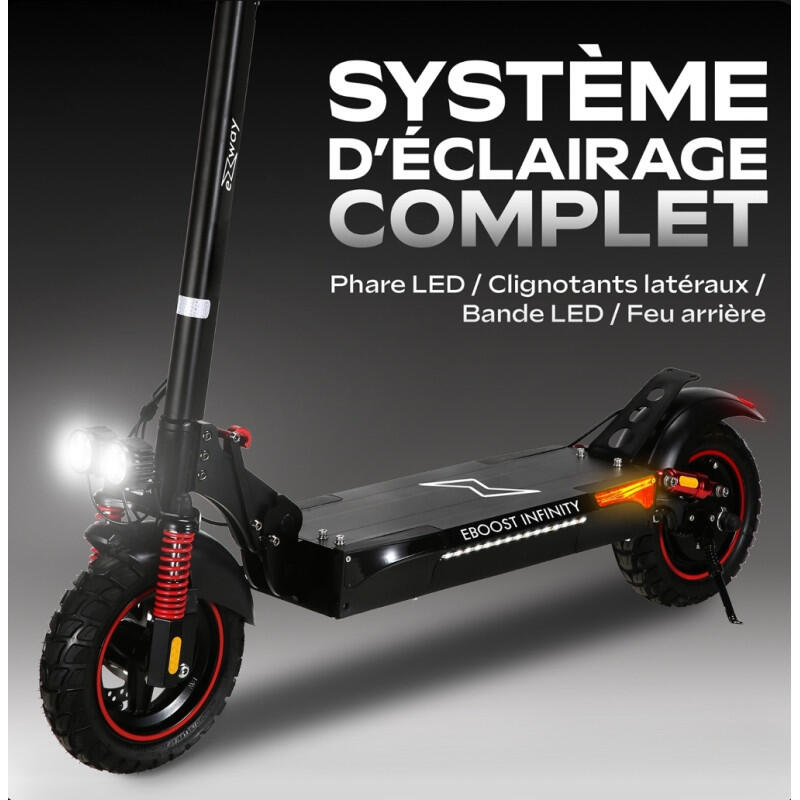 EBOOST INFINITY elektrische scooter? 25 km/u, 70 km bereik, 48V 10,4Ah ...