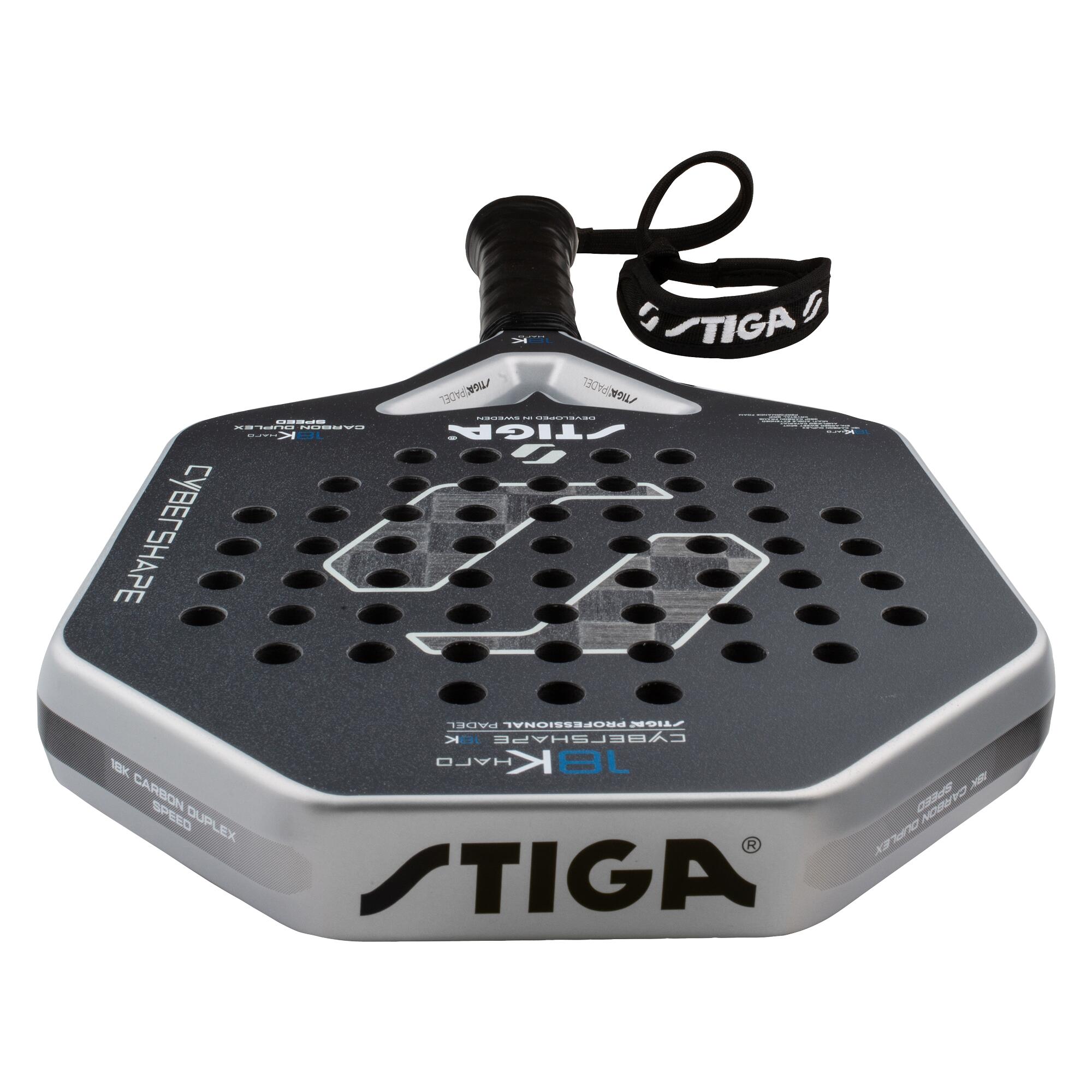 STIGA Padel Racket 18K Hard 2 Cybershape STIGA | Decathlon