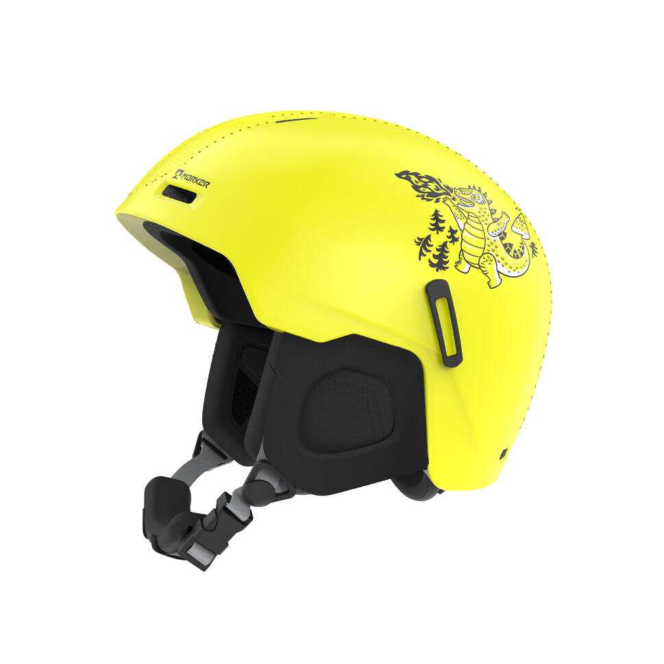 Casque De Ski/snow Bino Yellow W Water Decal Garçon MARKER | Decathlon