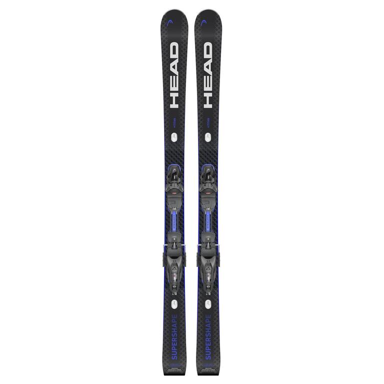 Head Supershape e-titan sw ski pack + Prw 11 gw bindings Black Man ...