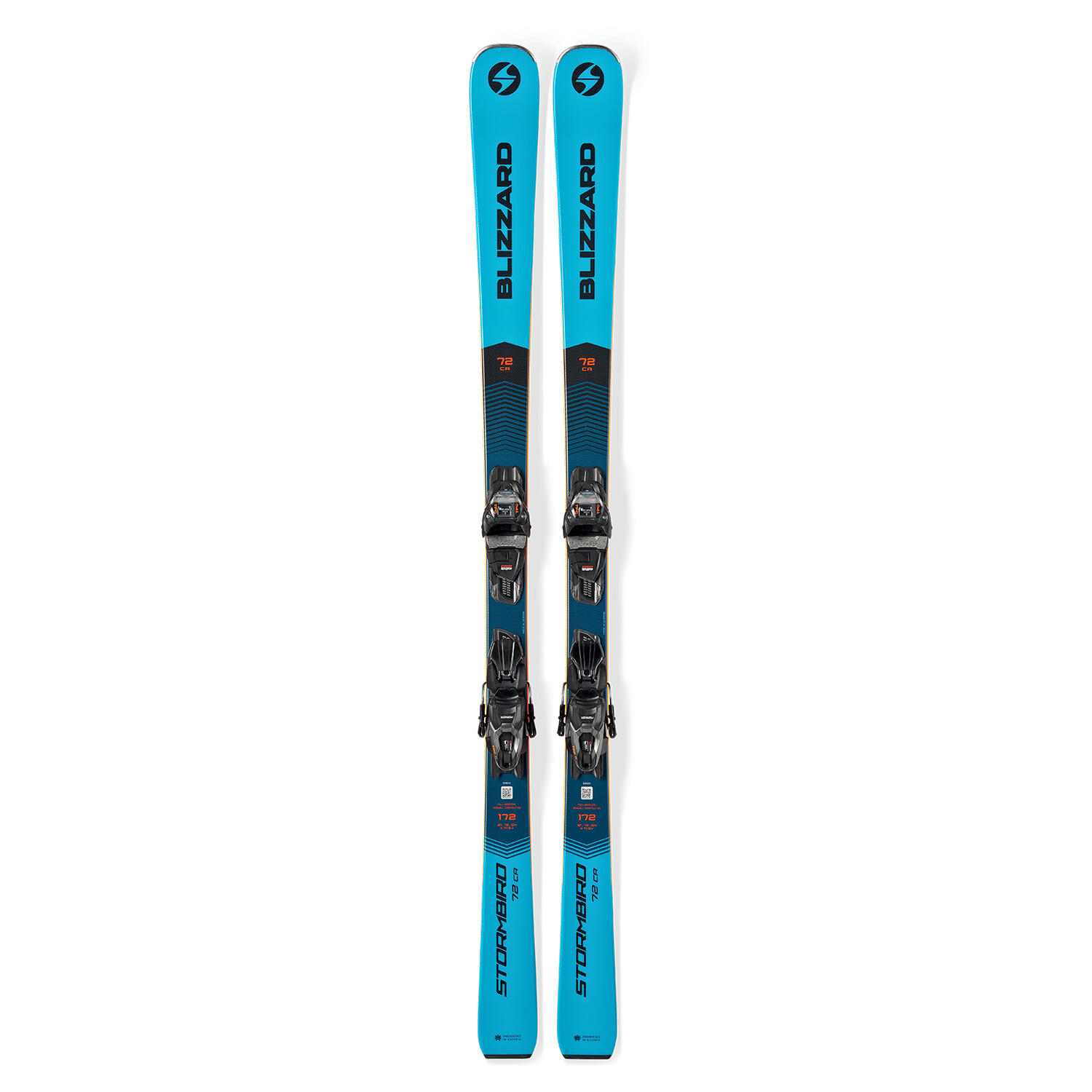 Set Blizzard Stormbird 72 Ca ski's + Tpc11 Demo blauwe bindingen voor ...