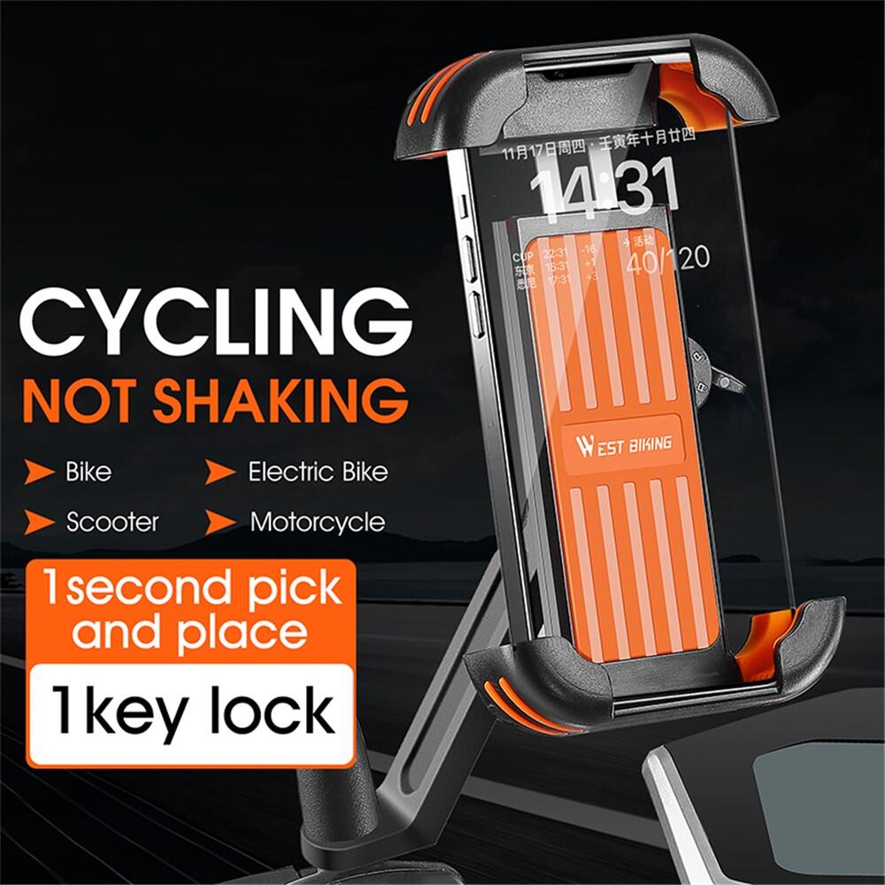 Supporto telefono bici, monopattino, moto con fissaggio | Decathlon