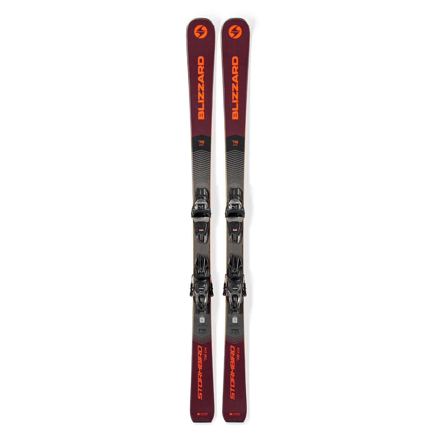 Pack De Skis Stormbird 76 Ca + Fixations Tpc11 Demo Homme | Decathlon