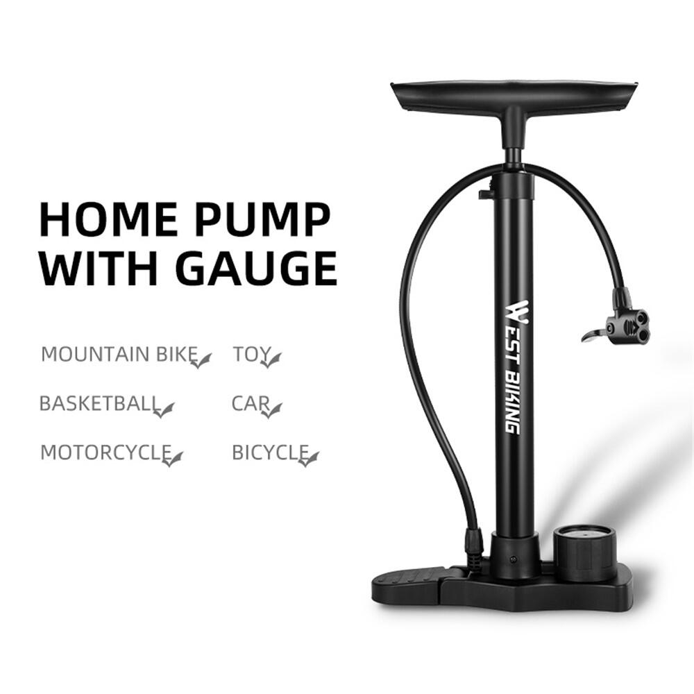Fahrradpumpe 160 PSI Hochdruck mit Manometer | Decathlon