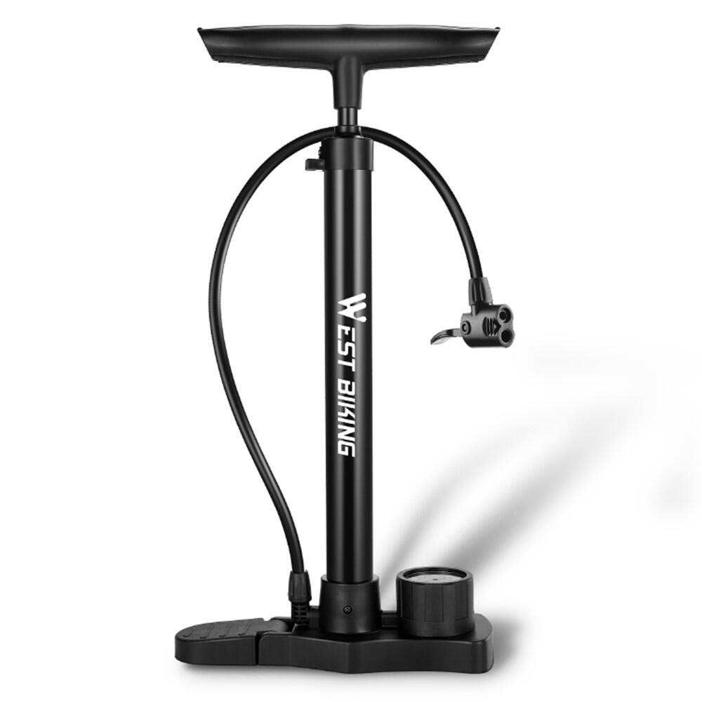 Fahrradpumpe 160 PSI Hochdruck mit Manometer | Decathlon