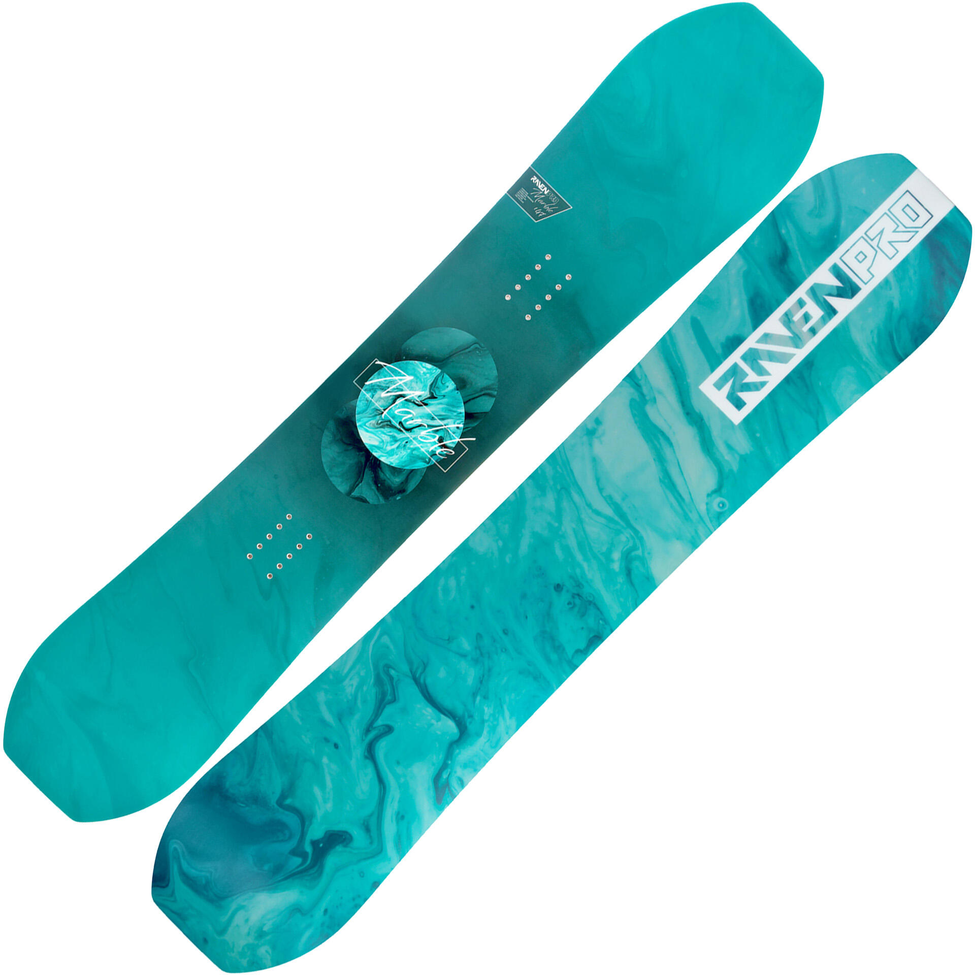 RAVEN Snowboard Raven Marble Carbon Mint cena, slevy, porovnání ️ Hervis.cz