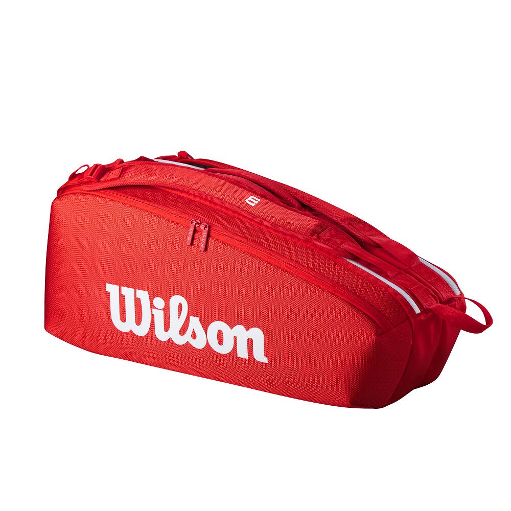 Wilson Super Tour 6 Red Tennis Racket Bag - 2025 WILSON | Decathlon