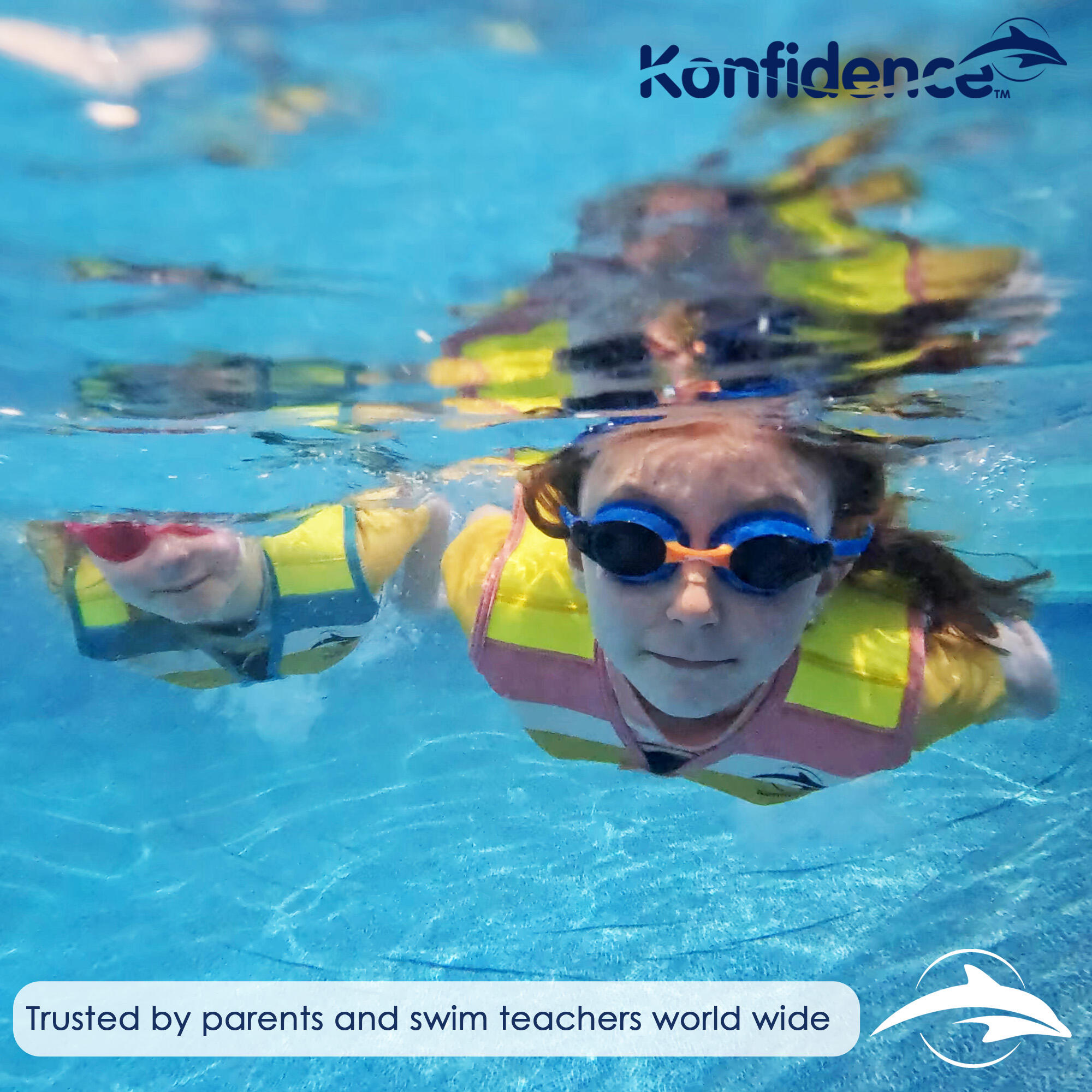 Original Konfidence Jacket - Kids Swim Vest/Buoyancy Aid, Removeable ...