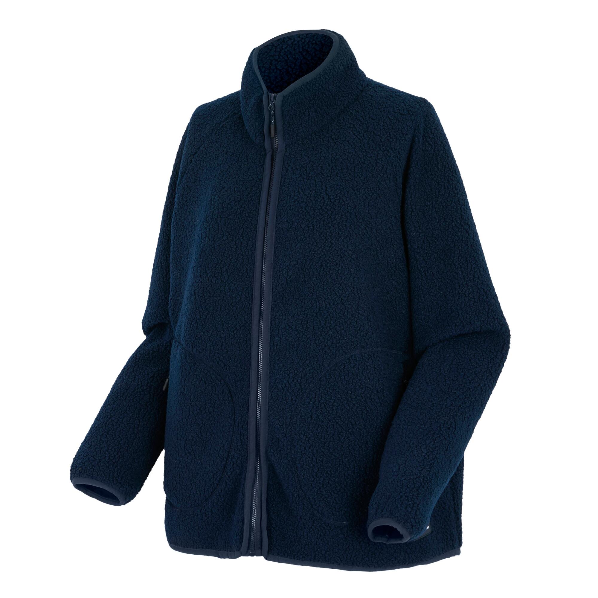 Womens/Ladies Frankie Borg Full Zip Fleece Jacket (Navy) | Decathlon