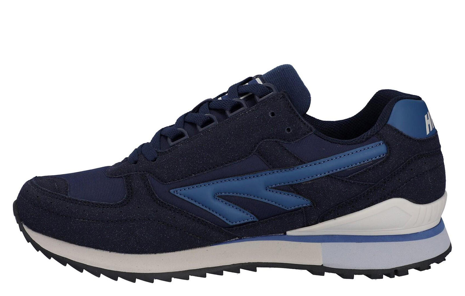 Hi-Tec Silver Shadow OG Men's Trainers, PU Suede & Mesh, EVA Cushioned ...