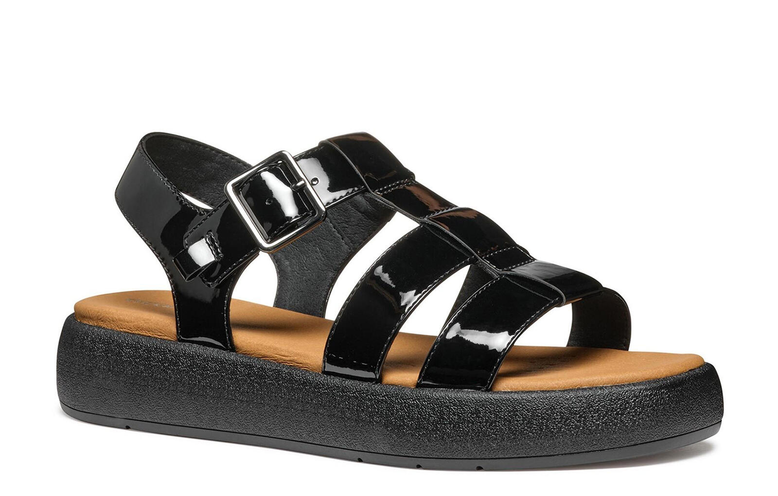 Geox D Camalei Women's Black Flatform Sandals | Decathlon