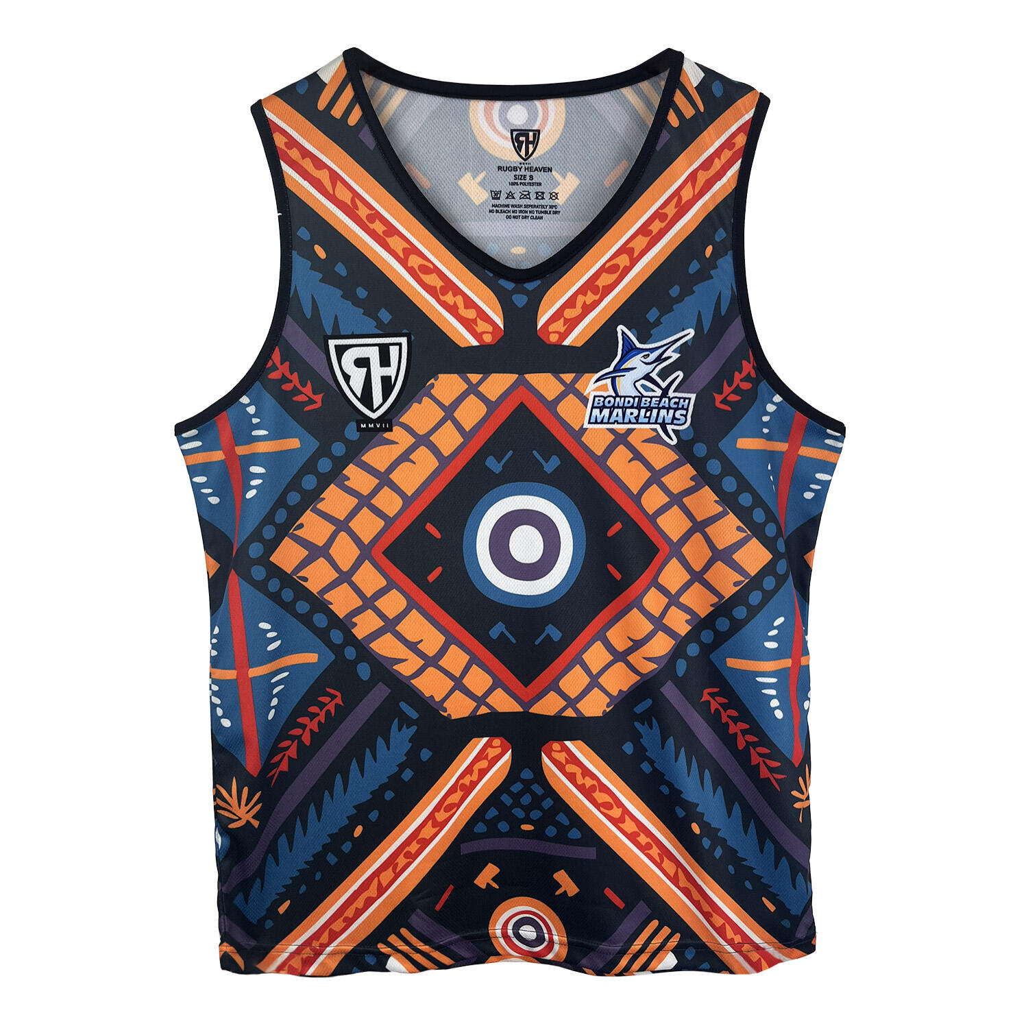 RH MMVII Bondi Beach Marlins Mens Rugby Singlet NO BRAND | Decathlon