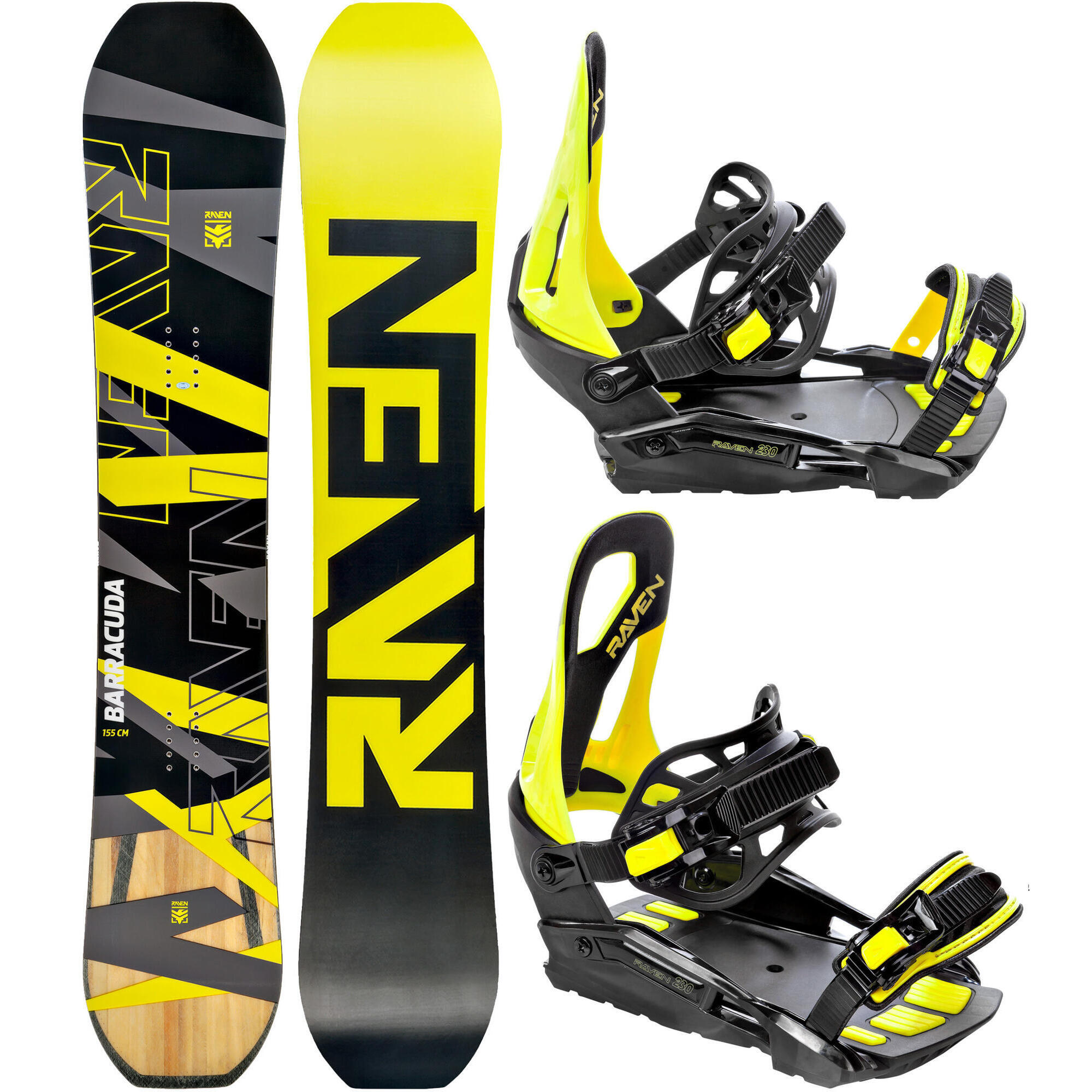 RAVEN Snowboard set Raven Barracuda Carbon + vázání Raven S230 cena ...