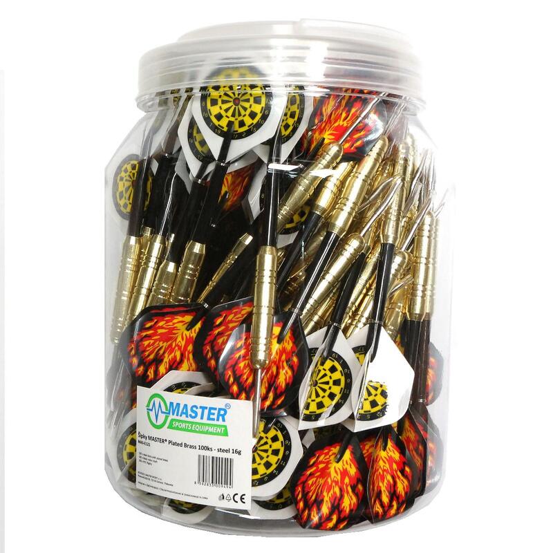 MASTER Plated Brass nyíl - 100 db - steel 16 g MASTER - Decathlon