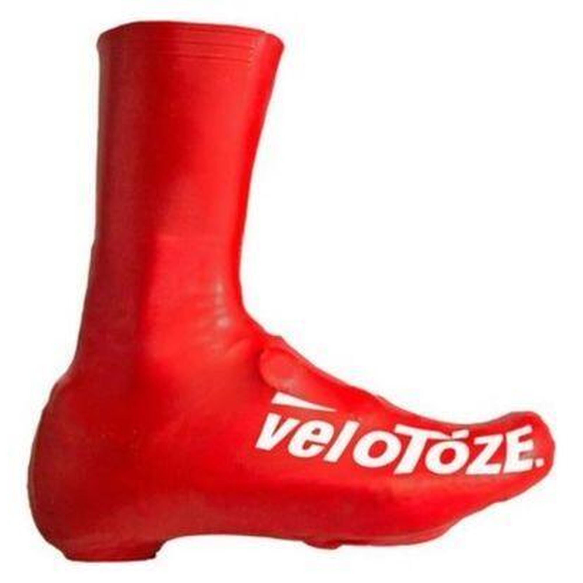 Couvre-chaussures veloToze Tall — Rouge, coupe-vent VELOTOZE | Decathlon