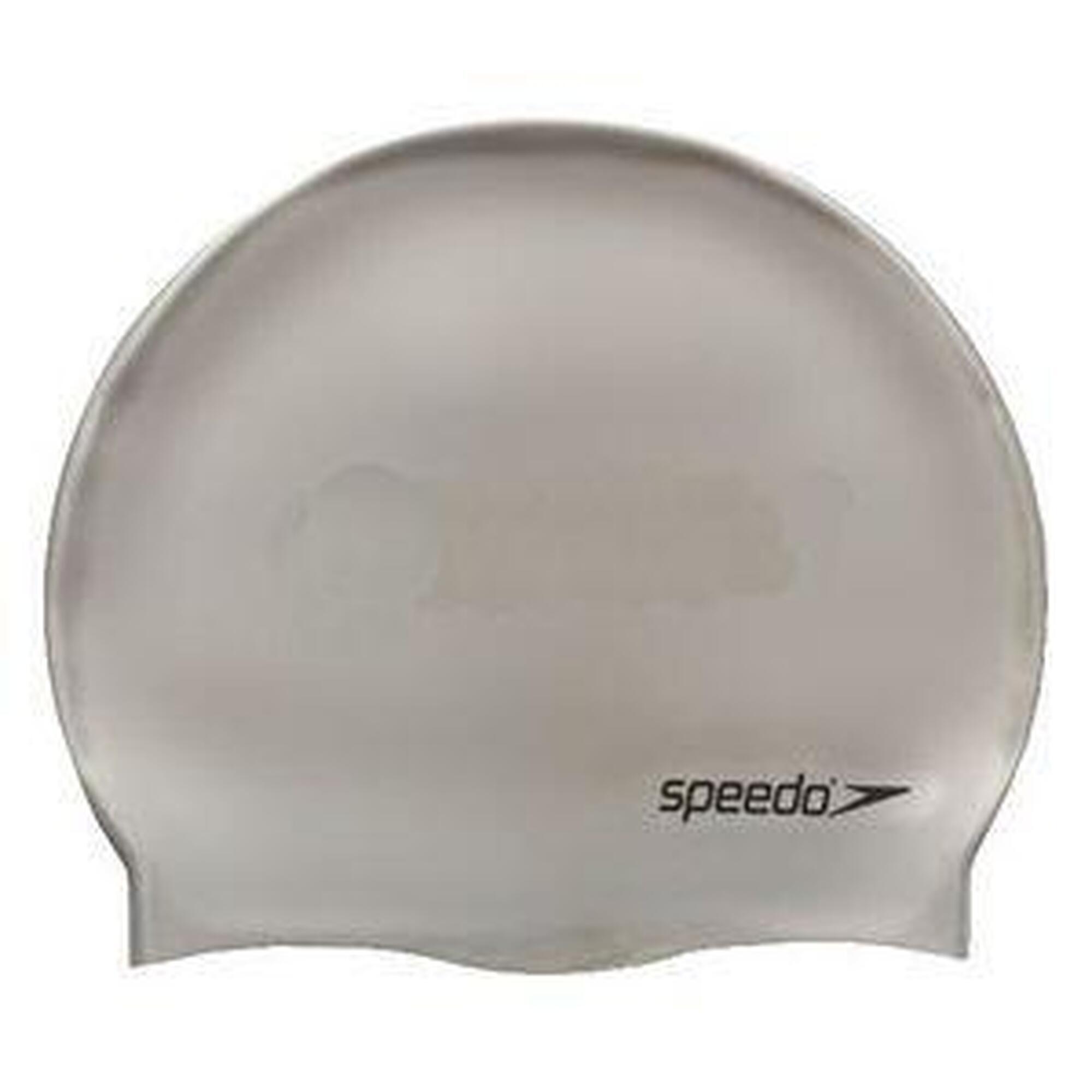 SPEEDO Bonnet de bain FLAT Silicone Gris SPEEDO | Decathlon