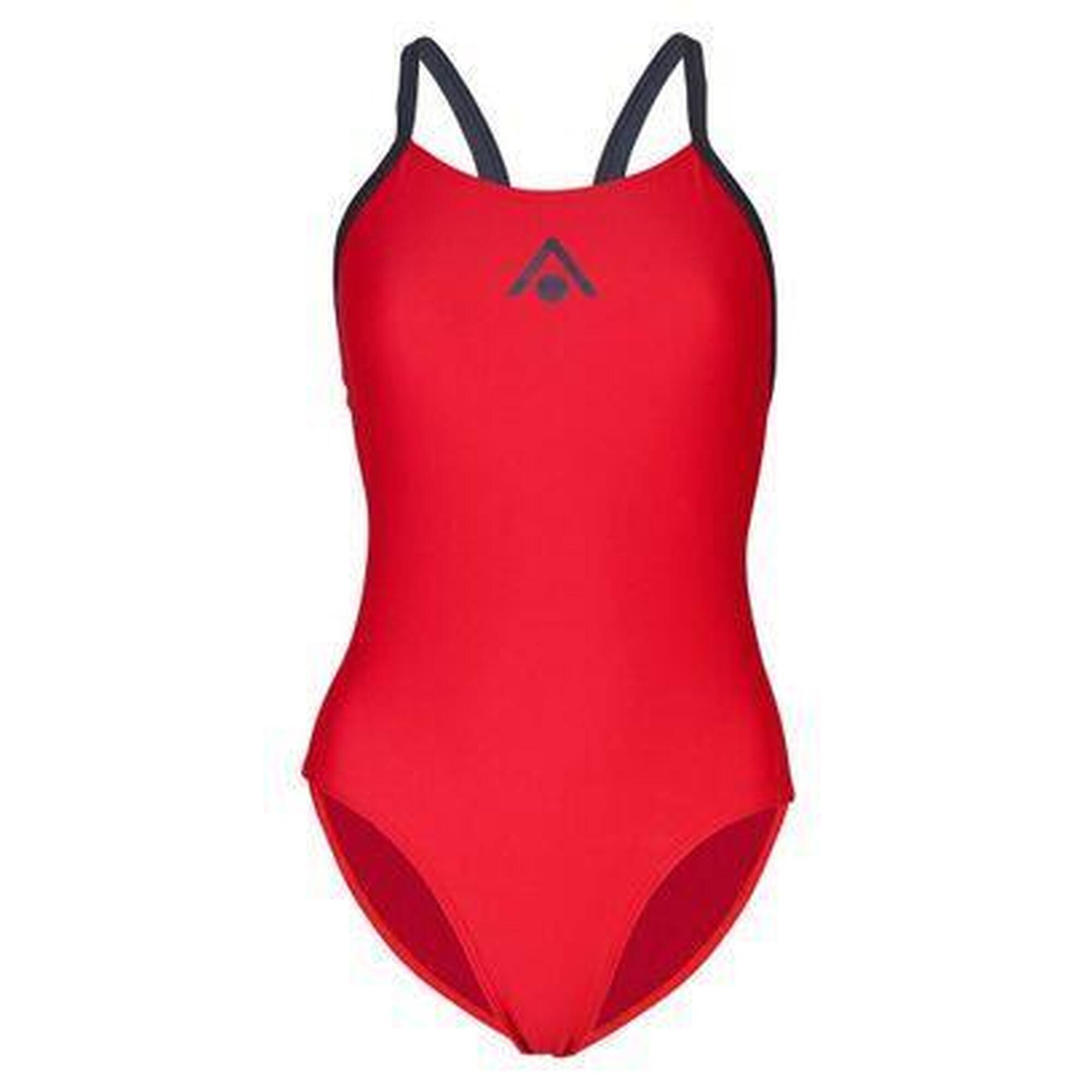 Maillot de Bain Femme 1 Pièce Aquasphere Essential Wide Back Rouge AQUASPHERE | Decathlon