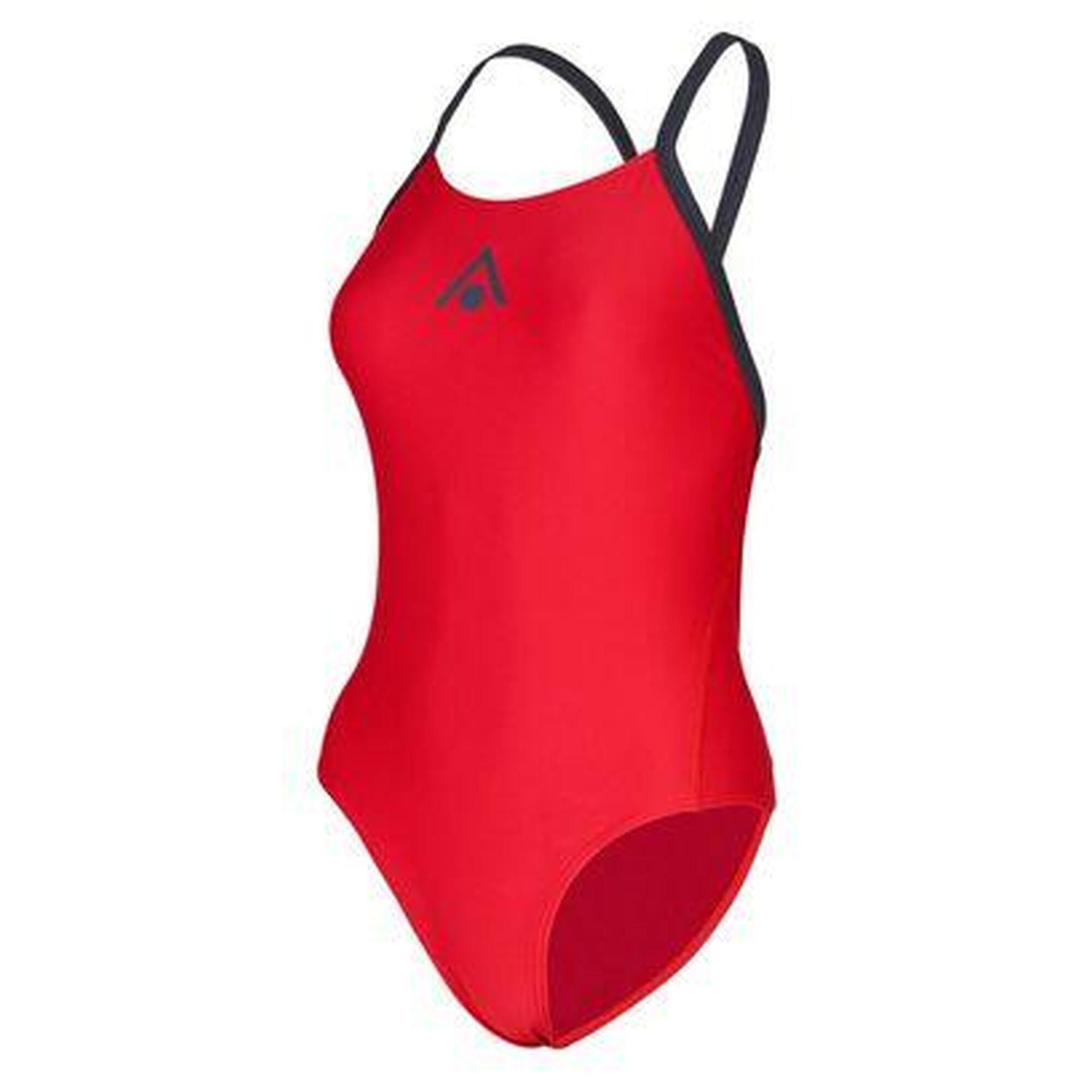 Maillot de Bain Femme 1 Pièce Aquasphere Essential Wide Back Rouge AQUASPHERE | Decathlon