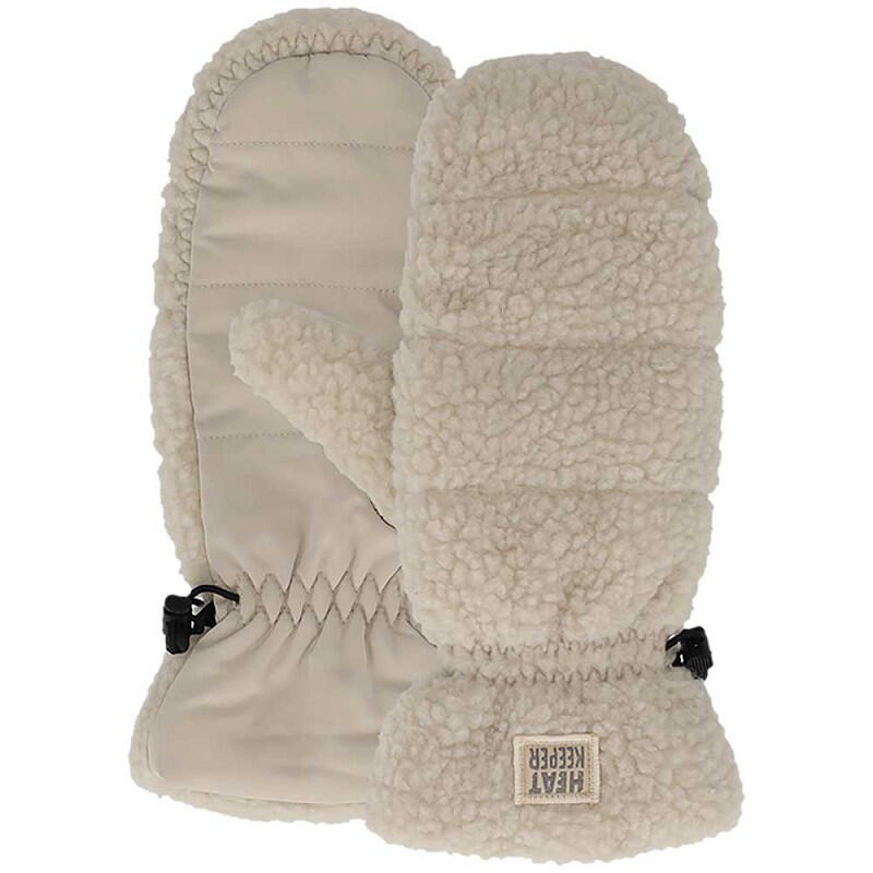 Moufles thermiques Heatkeeper pour femme, Teddy, blanches HEAT KEEPER ...