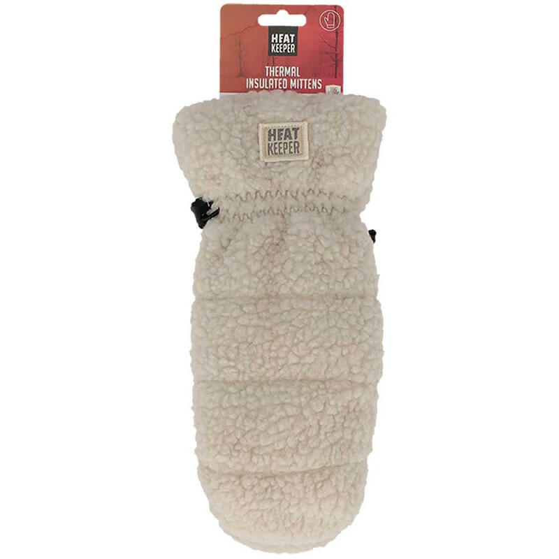 Moufles thermiques Heatkeeper pour femme, Teddy, blanches HEAT KEEPER ...