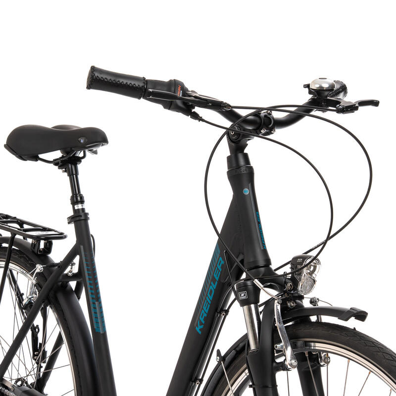 KREIDLER - Bicicleta Oras Kreidler 1286 - 28 inch, S, Negru | Decathlon