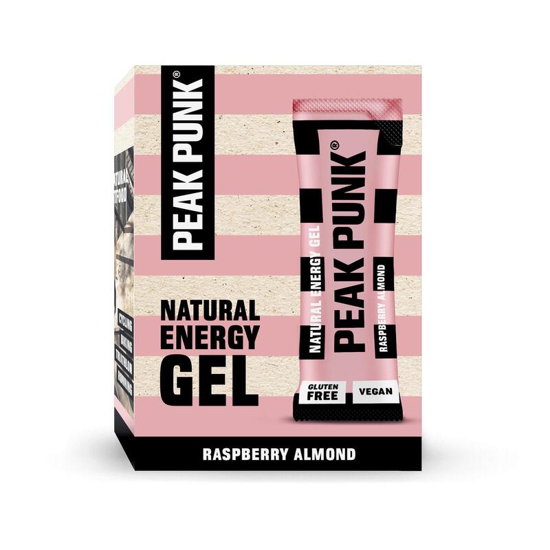 Natural Energy Gel - Raspberry Almond 12x25g | PEAK PUNK | Decathlon.ch