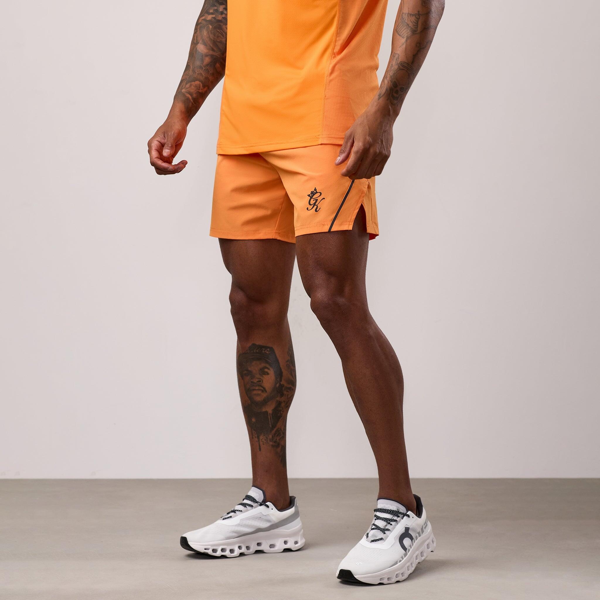 Men's Flex 2.0 Woven Shorts Gym Fitness Sports Bottoms Slim Fit - Amber ...