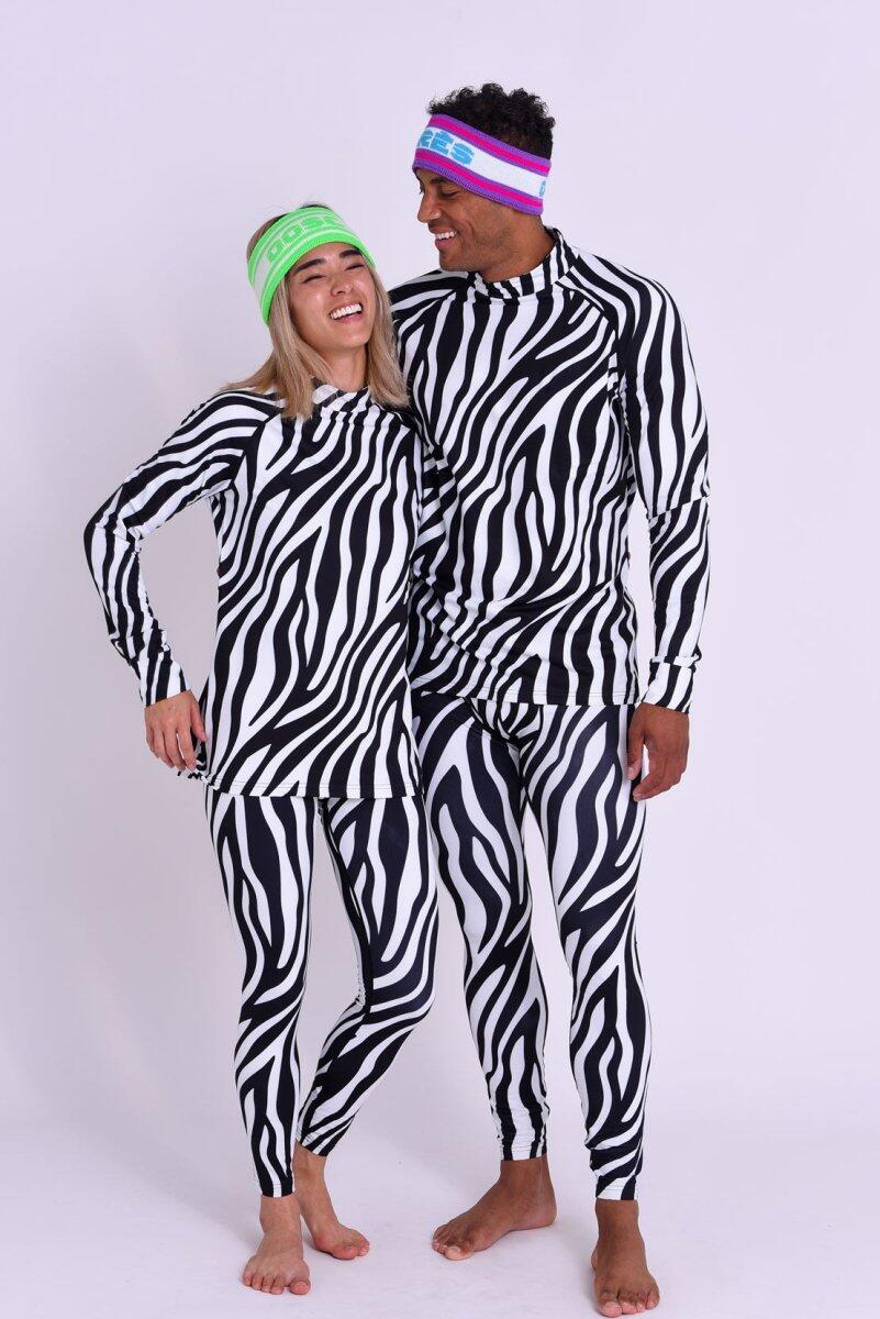 Femme Ski Sous-vêtement Haut Thermique Hotel California Zebra OOSC ...