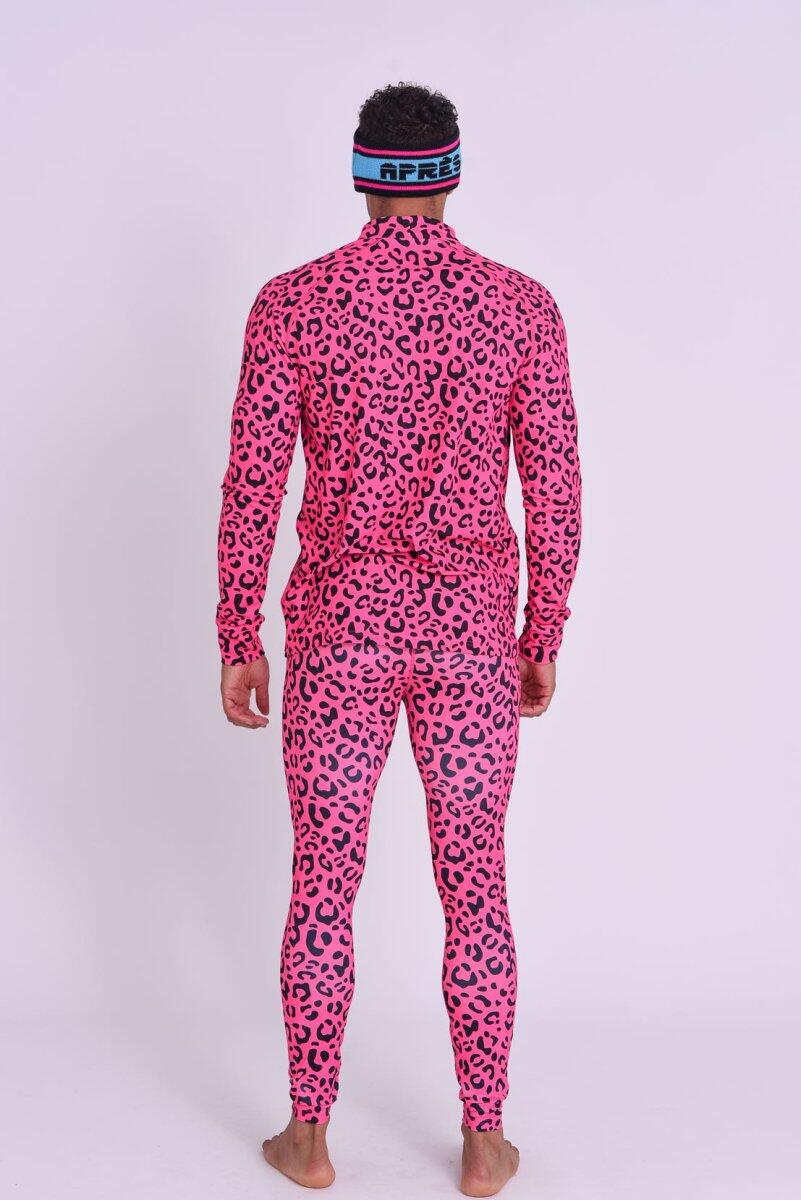 Homme Ski Sous-vêtement Bas Hotel California Pink Leopard OOSC | Decathlon