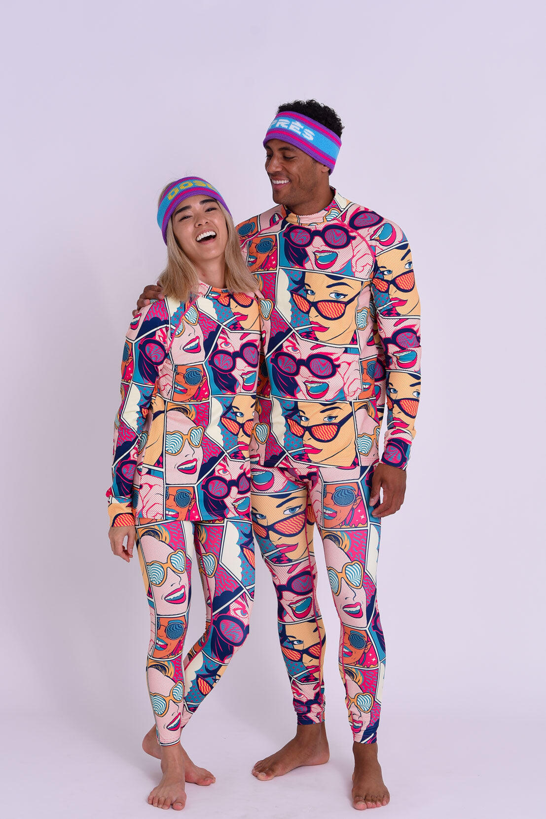 OOSC Clothing Women's Baselayer Leggings - Comic Book Candy | Decathlon