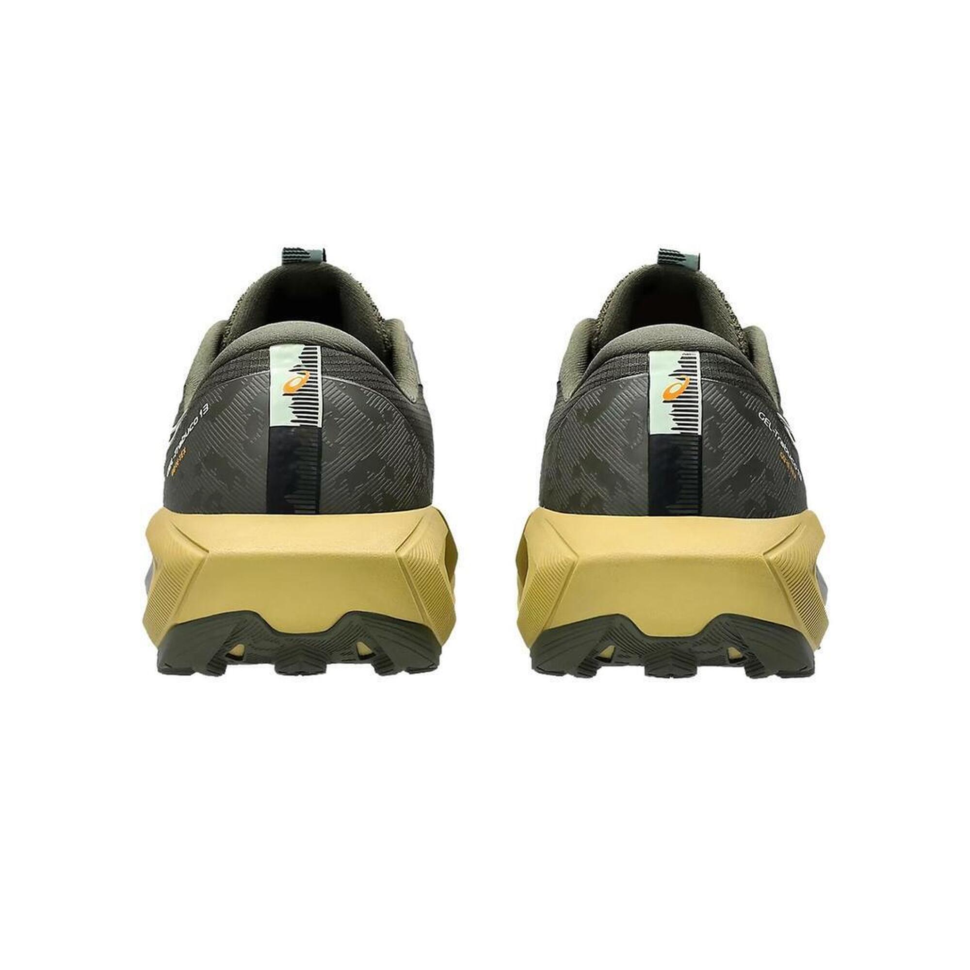 Course à pied et trail pour homme Asics Gel-trabuco 13 Vert. ASICS ...